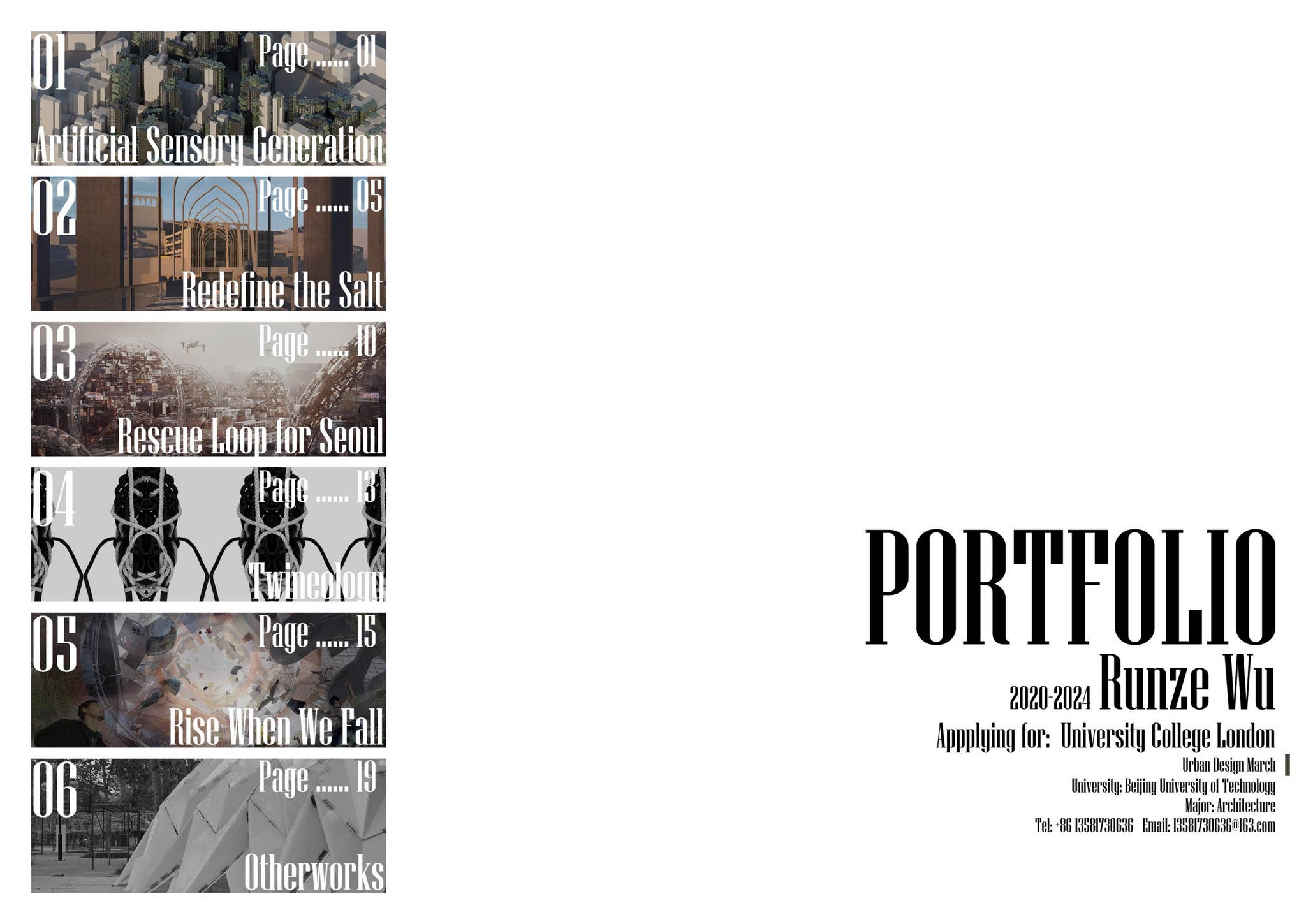 Portfolio For Ucl Ud Runze Wu By Runze Wu Issuu