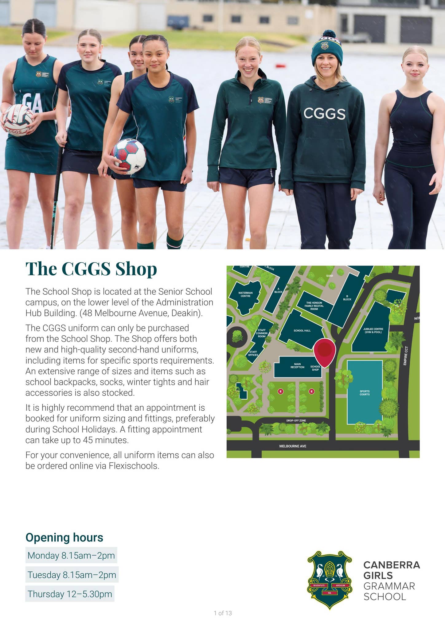 CGGS School Shop Catalog 2025 by CGGS - Issuu