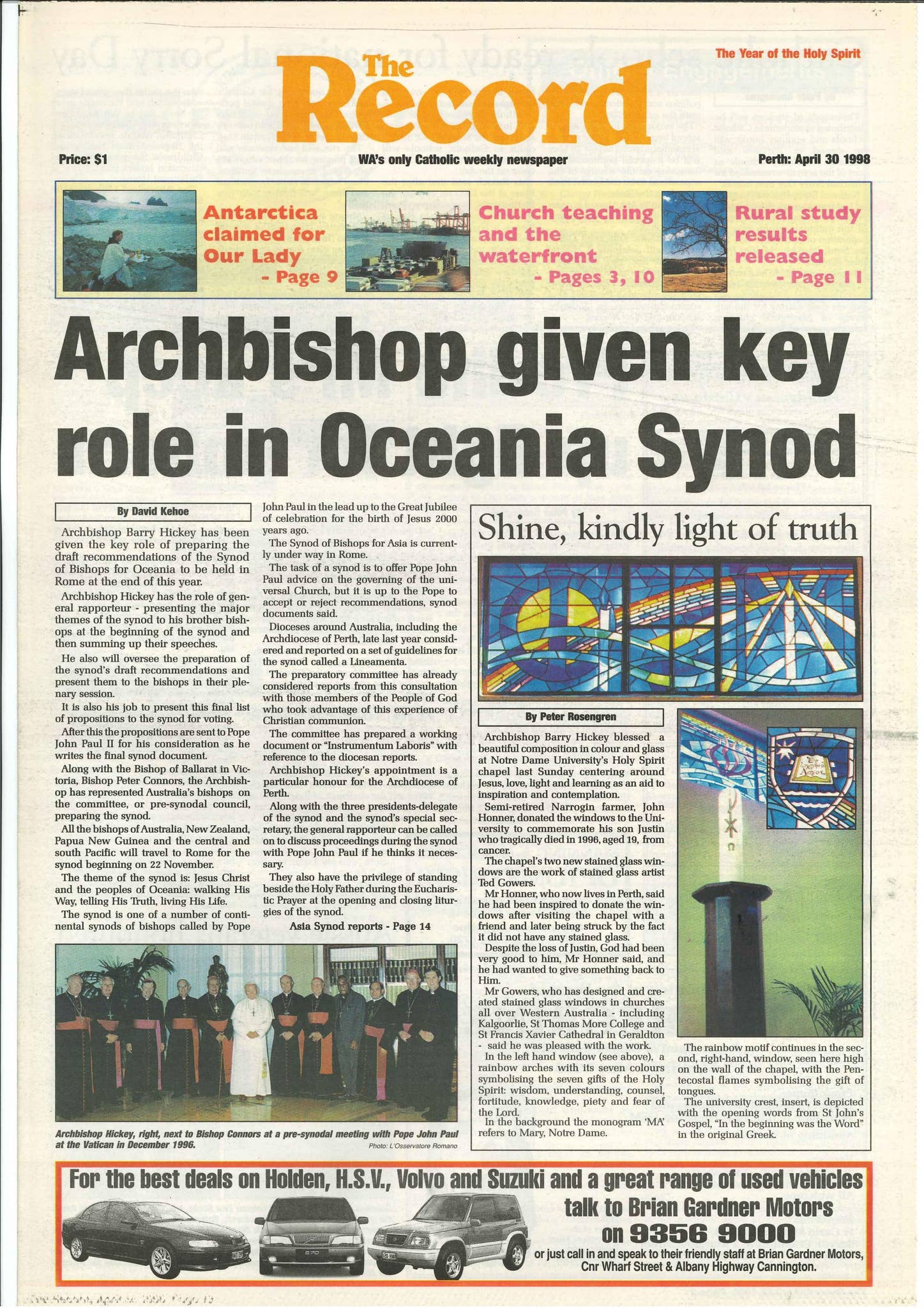 The Record Newspaper 30 April 1998 by The Record - Issuu