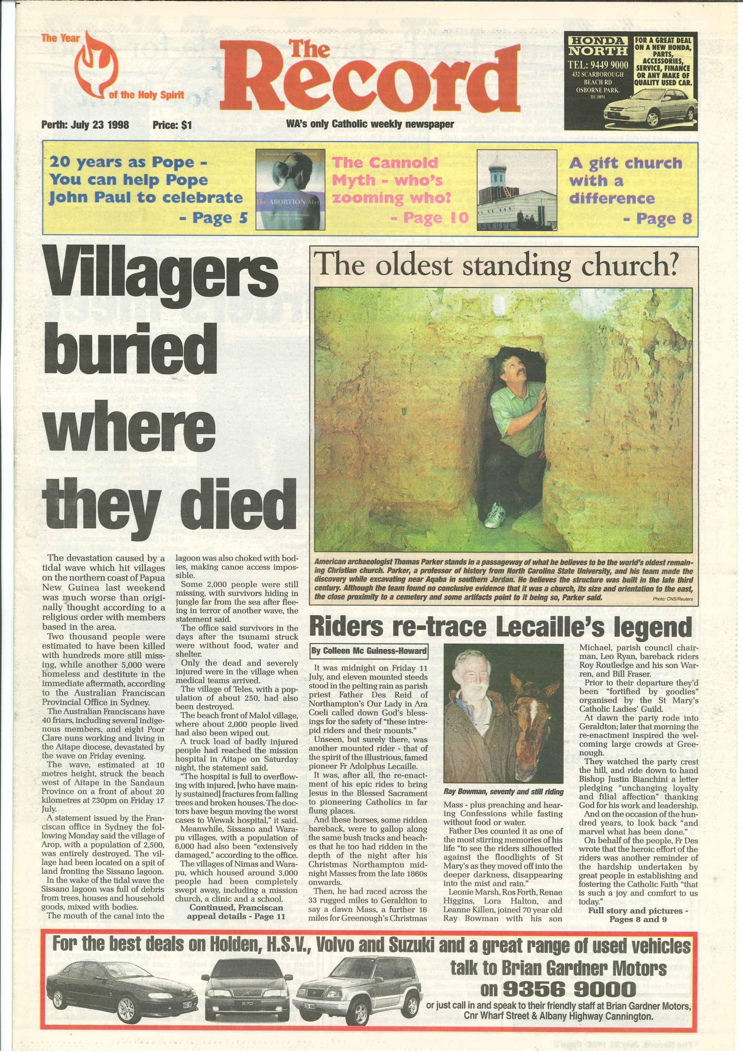 The Record Newspaper 23 July 1998 by The Record - Issuu