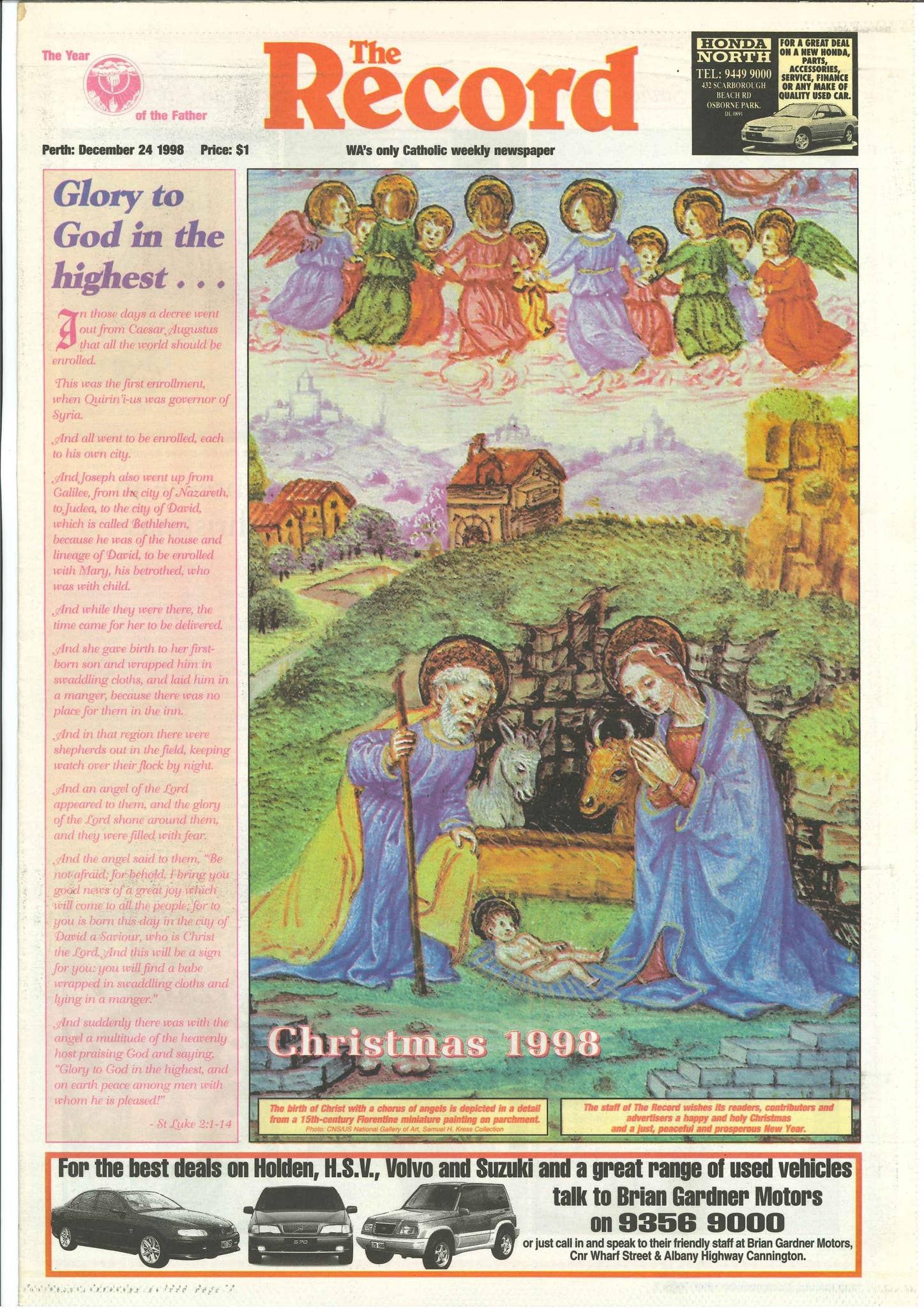 The Record Newspaper 24 December 1998 by The Record - Issuu