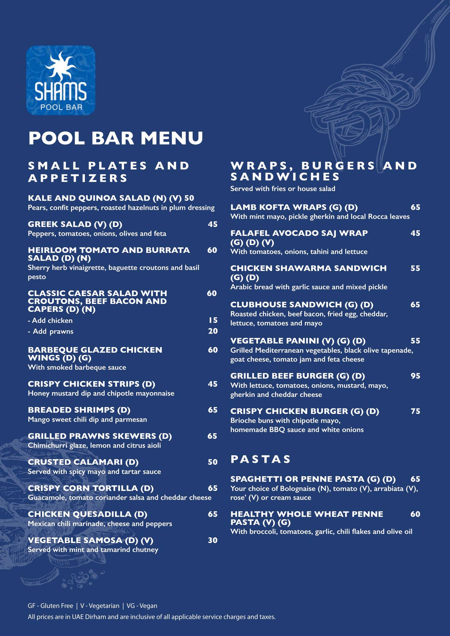 Shams Radisson Blu Pool Bar Menu by Yas Plaza Hotels - Issuu