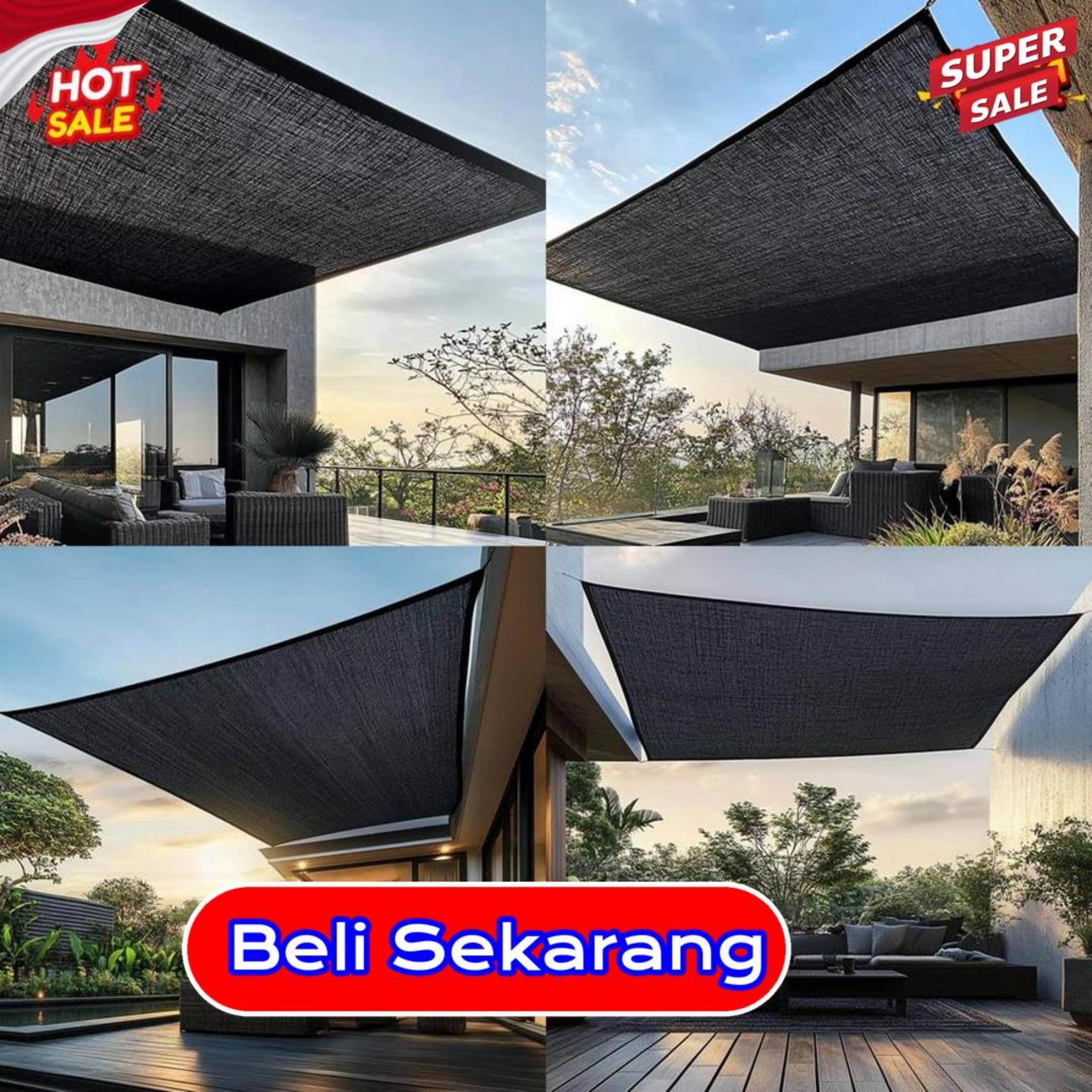 Paranet Atap Perlindungan Efisien Untuk Area Outdoor Dengan Desain ...