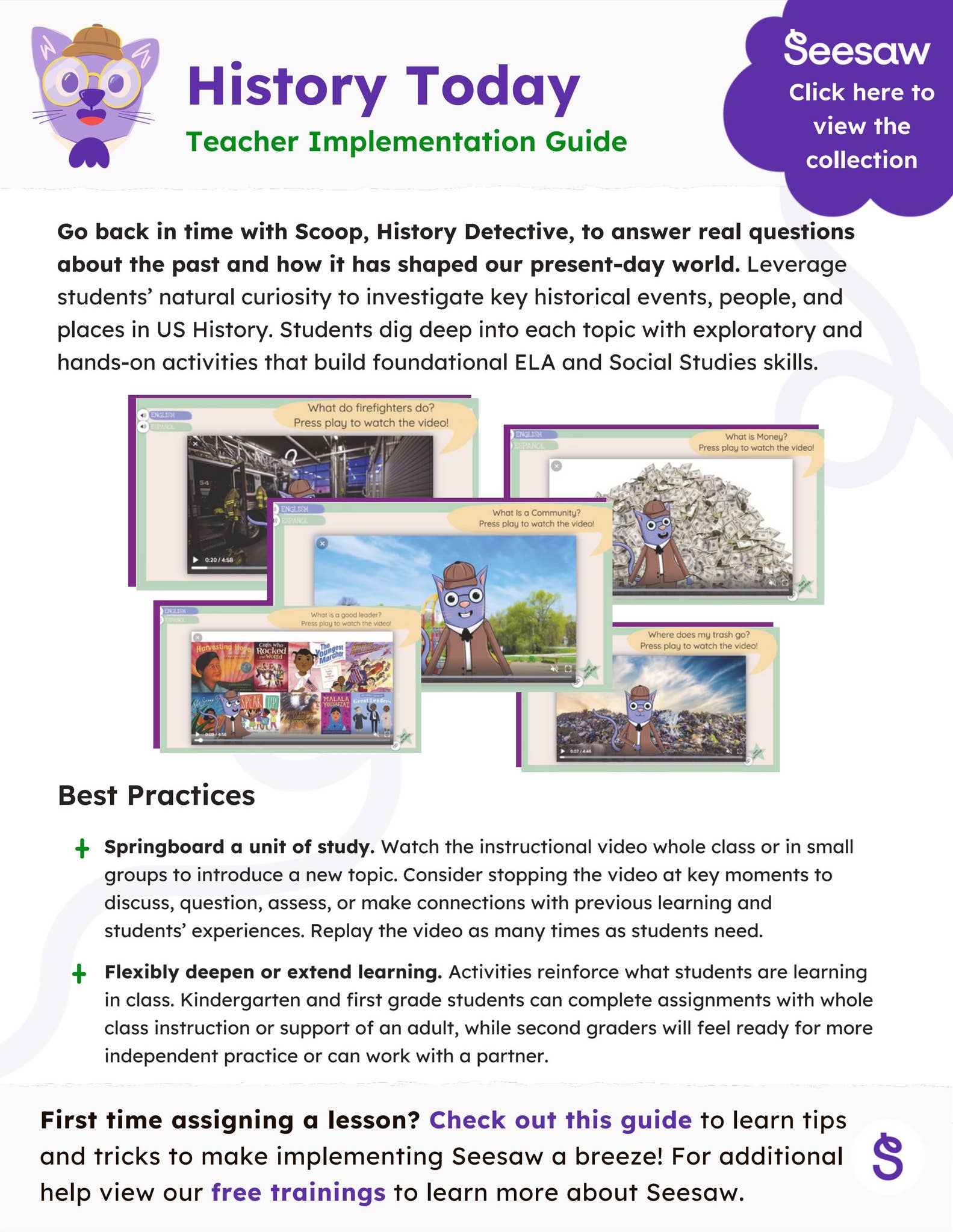 History Today: Implementation Guide by seesawlearning - Issuu
