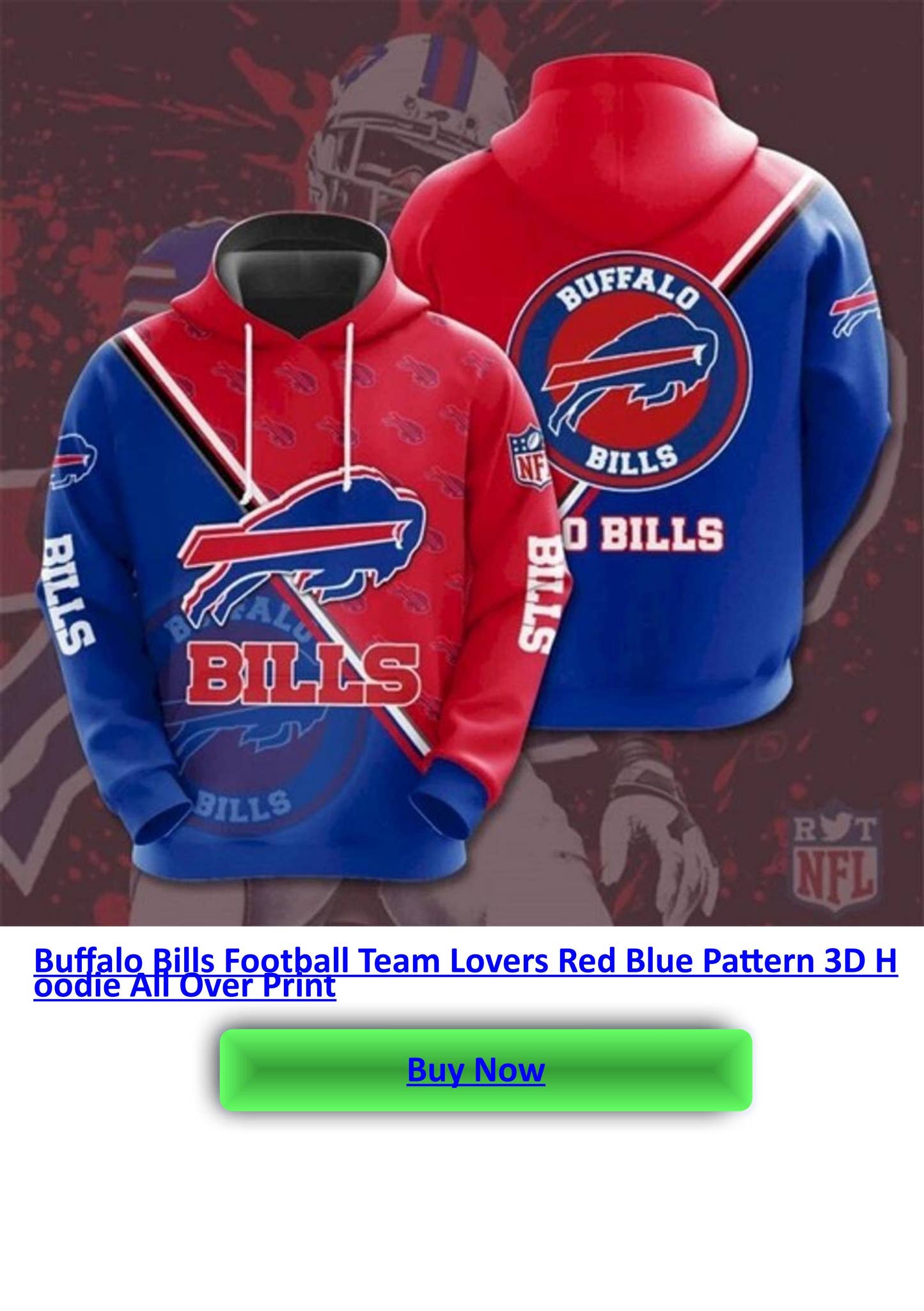 Buffalo Bills Football TBuffalo Bills Football Team Lovers Red Blue ...