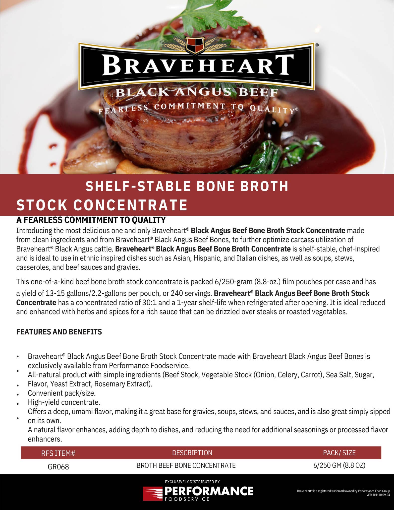 BH Bone Broth_QS.pdf by Performance Foodservice - Pittsburgh - Issuu