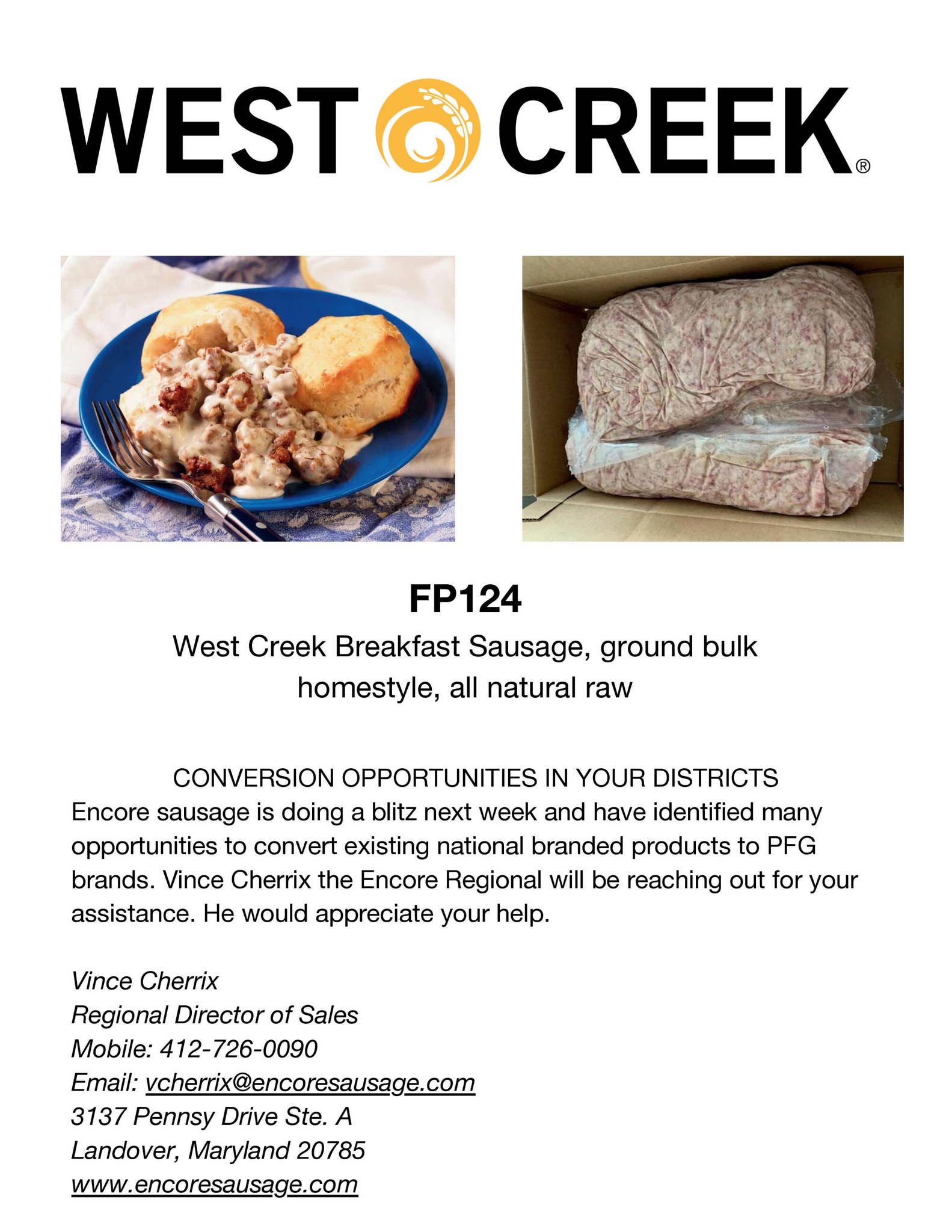 west creek sausage by Performance Foodservice - Pittsburgh - Issuu