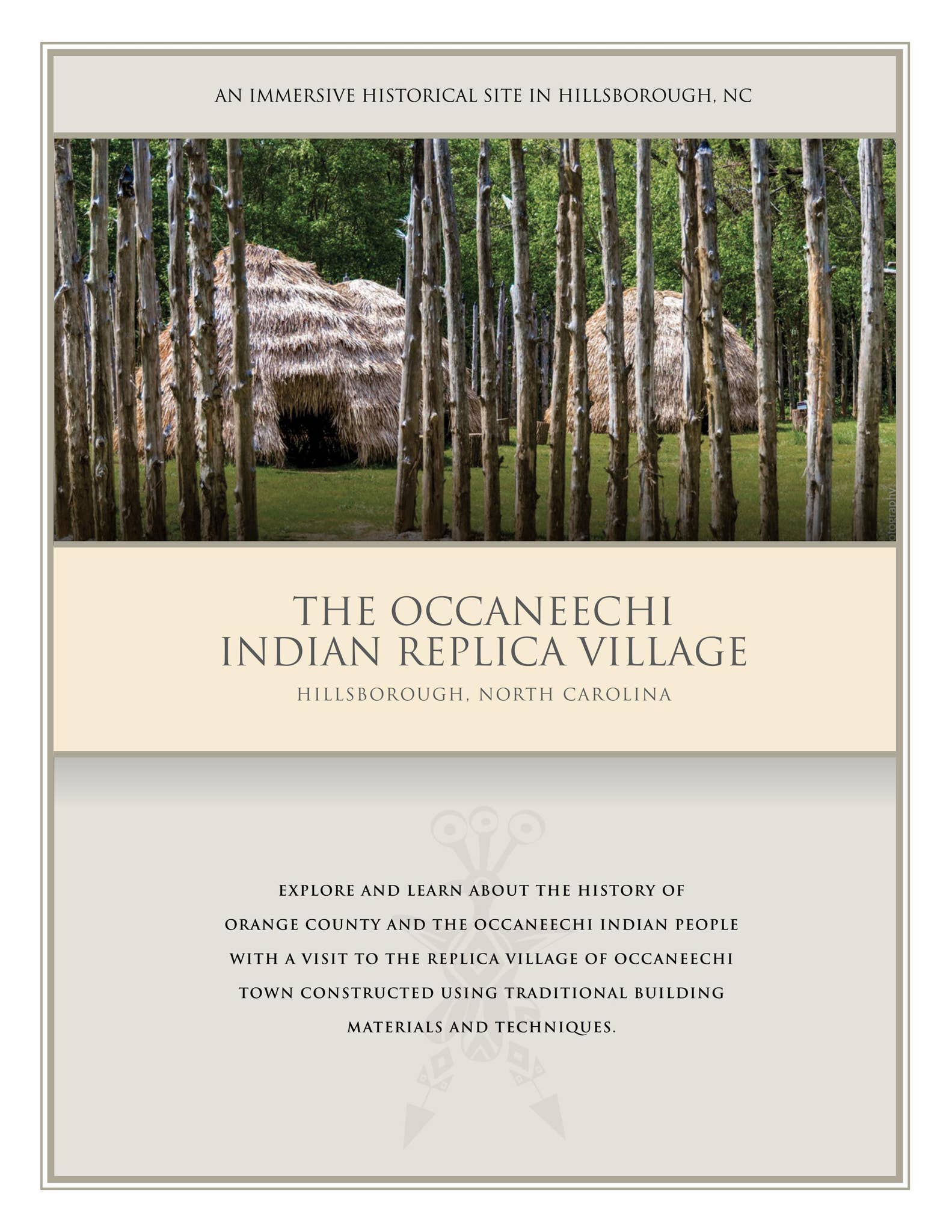 Occaneechi Indian Replica Village by Chapel Hill/Orange County Visitors ...