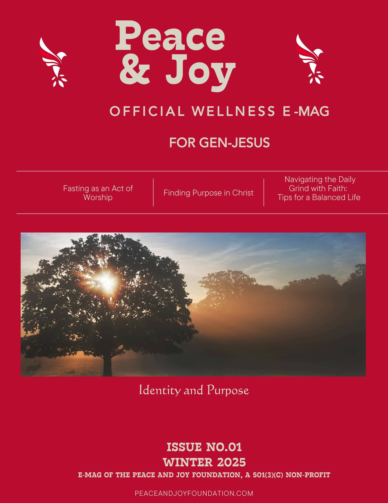 Winter 2025 Identity and Purpose Peace and Joy Magazine by Wendy Biddle ...