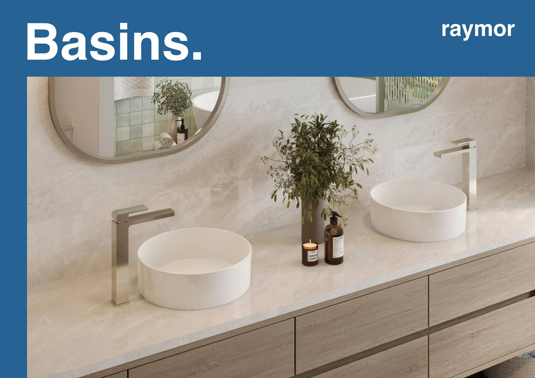 Raymor Brochure Basins 2025 by tradelinkbathroomskitchenslaundries - Issuu