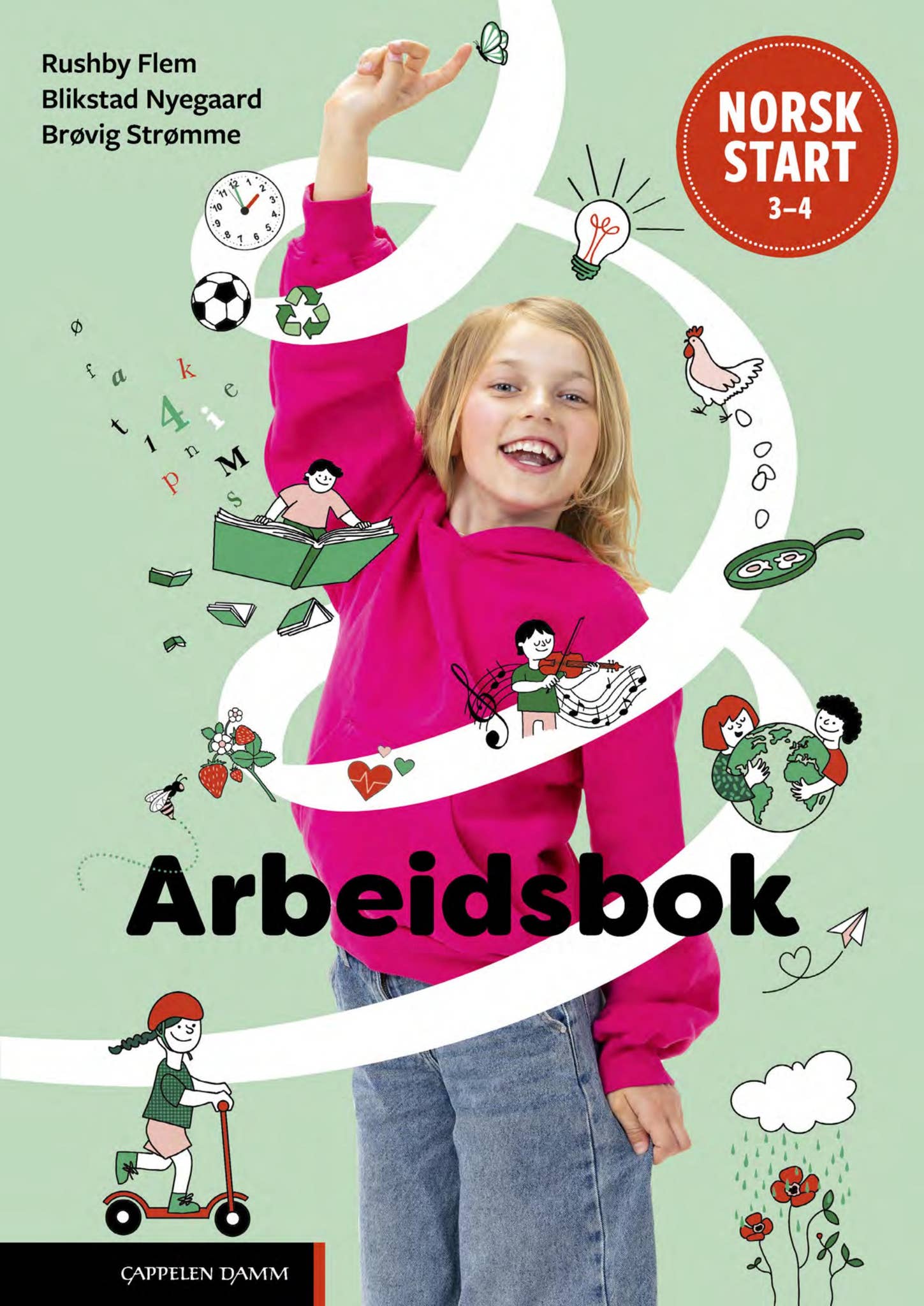 Norsk start 3-4 Arbeidsbok (nynorsk) utdrag by Cappelen Damm - Issuu