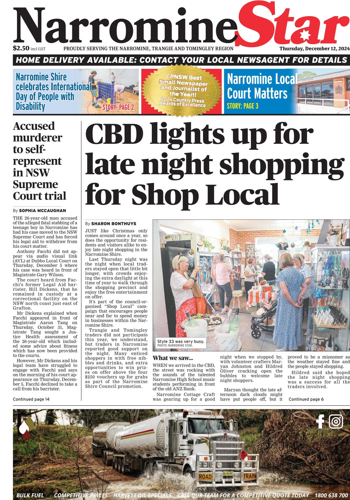 Narromine Star 12.12.2024 by Panscott Media - Issuu