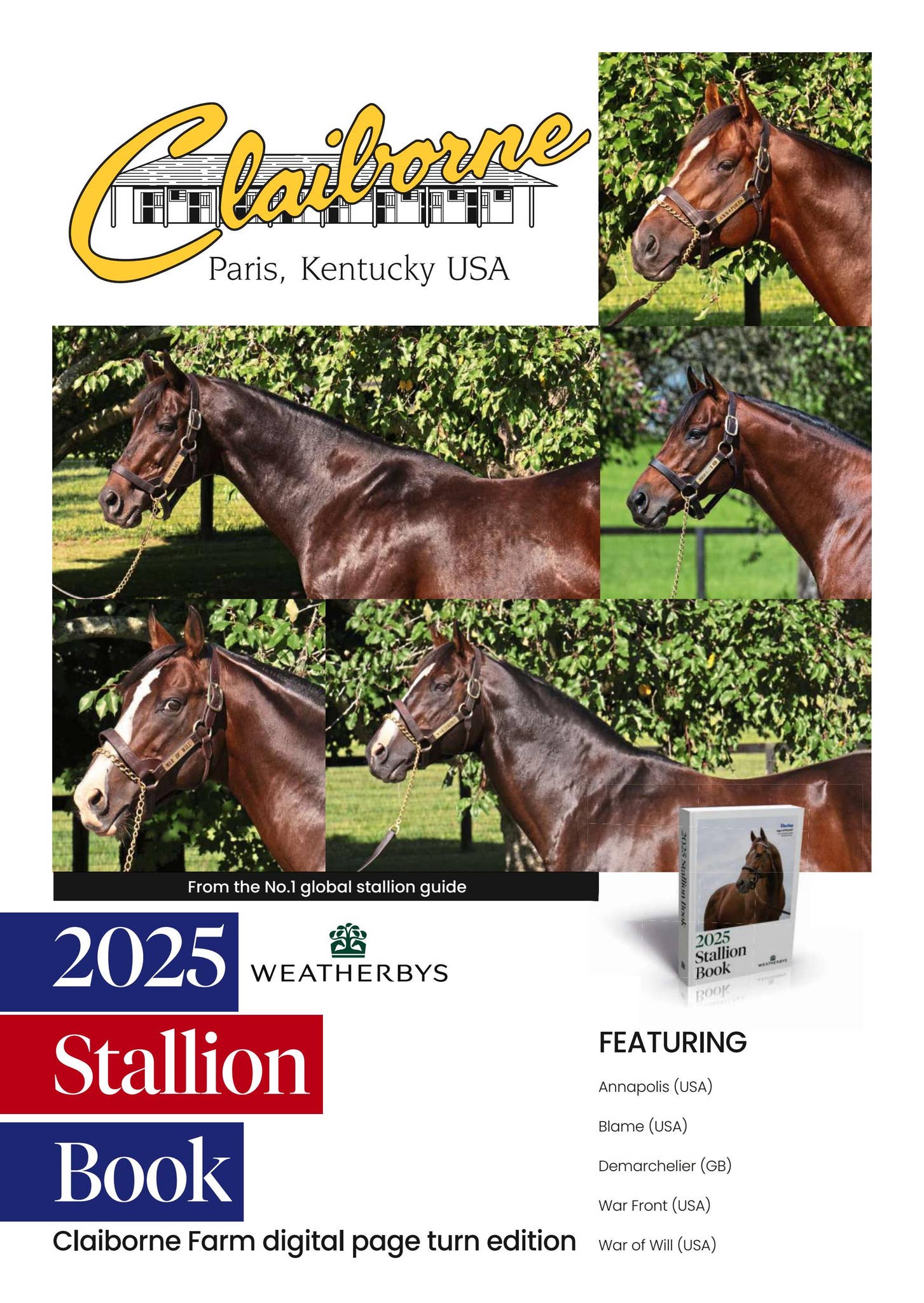 Weatherbys Stallion Book 2025 - Claiborne Edition by Weatherbys - Issuu
