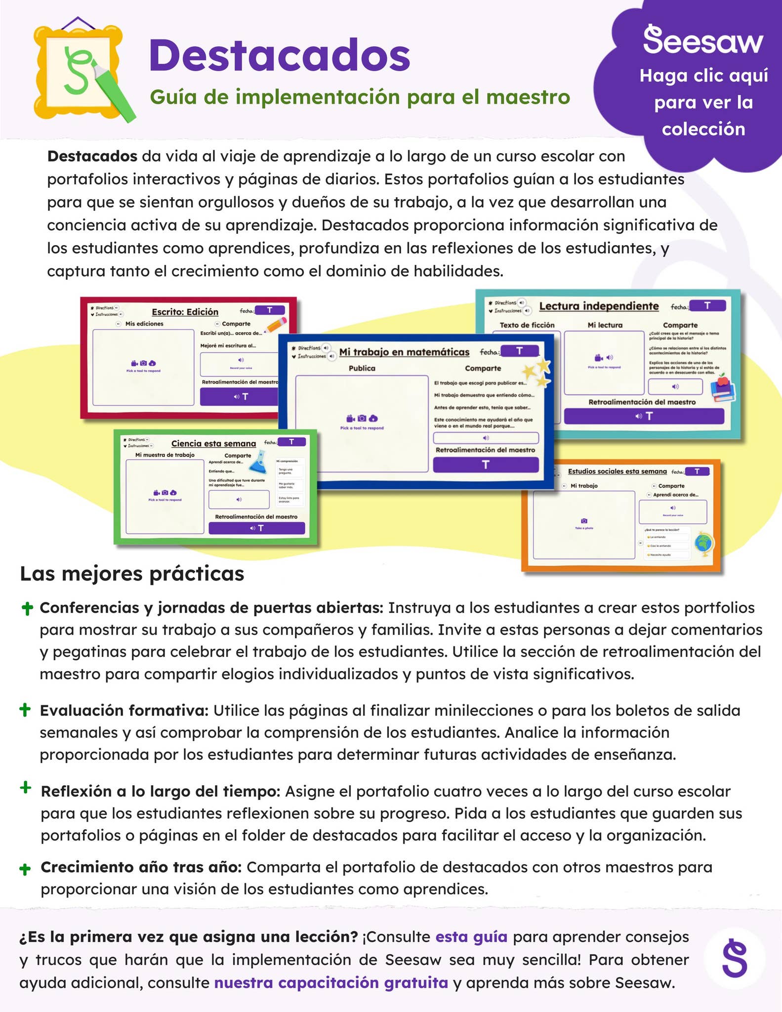 Destacados Implementation Guide by seesawlearning - Issuu