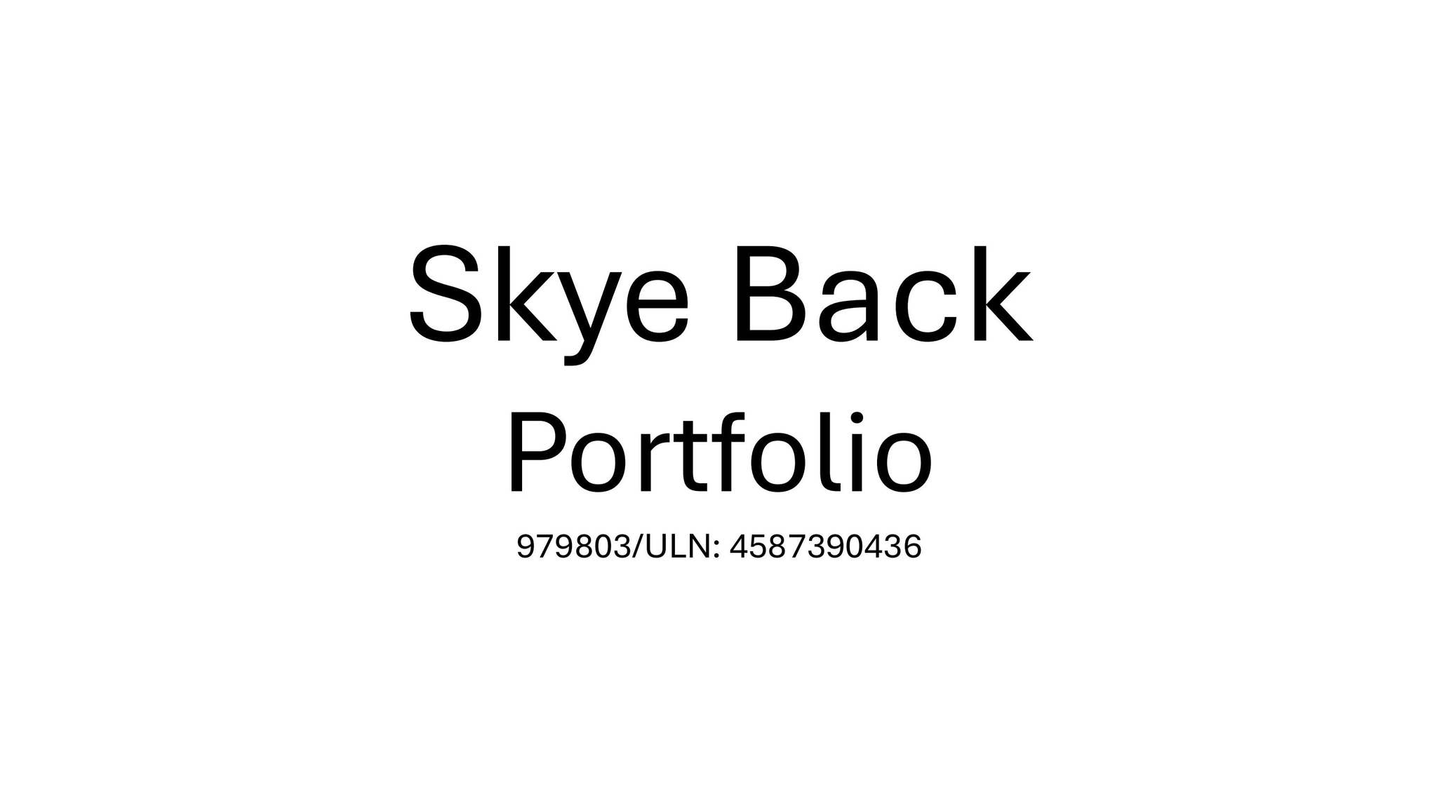 SKYE_BACK_portfolio by Skyeback25 - Issuu