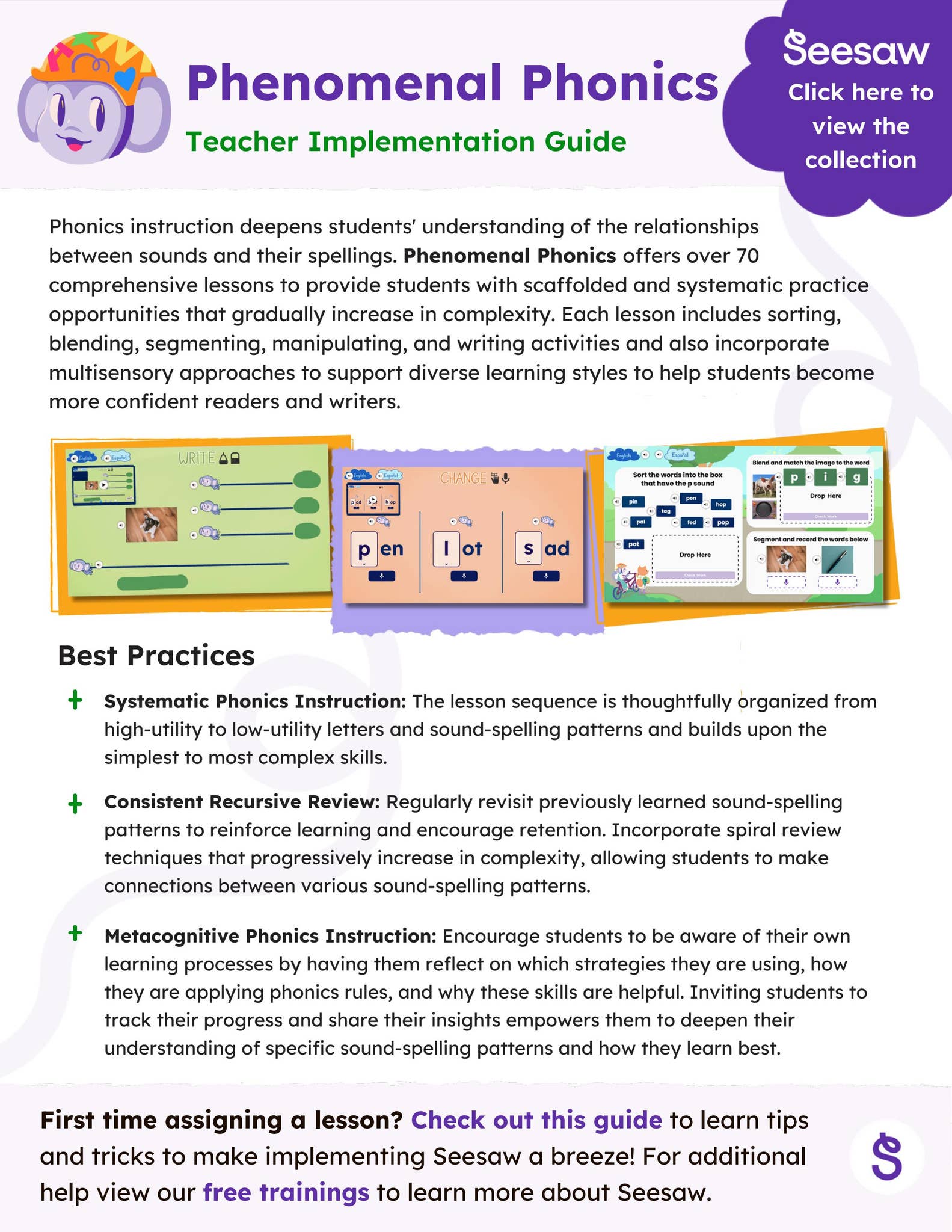 Phenomenal Phonics Implementation Guide by seesawlearning - Issuu