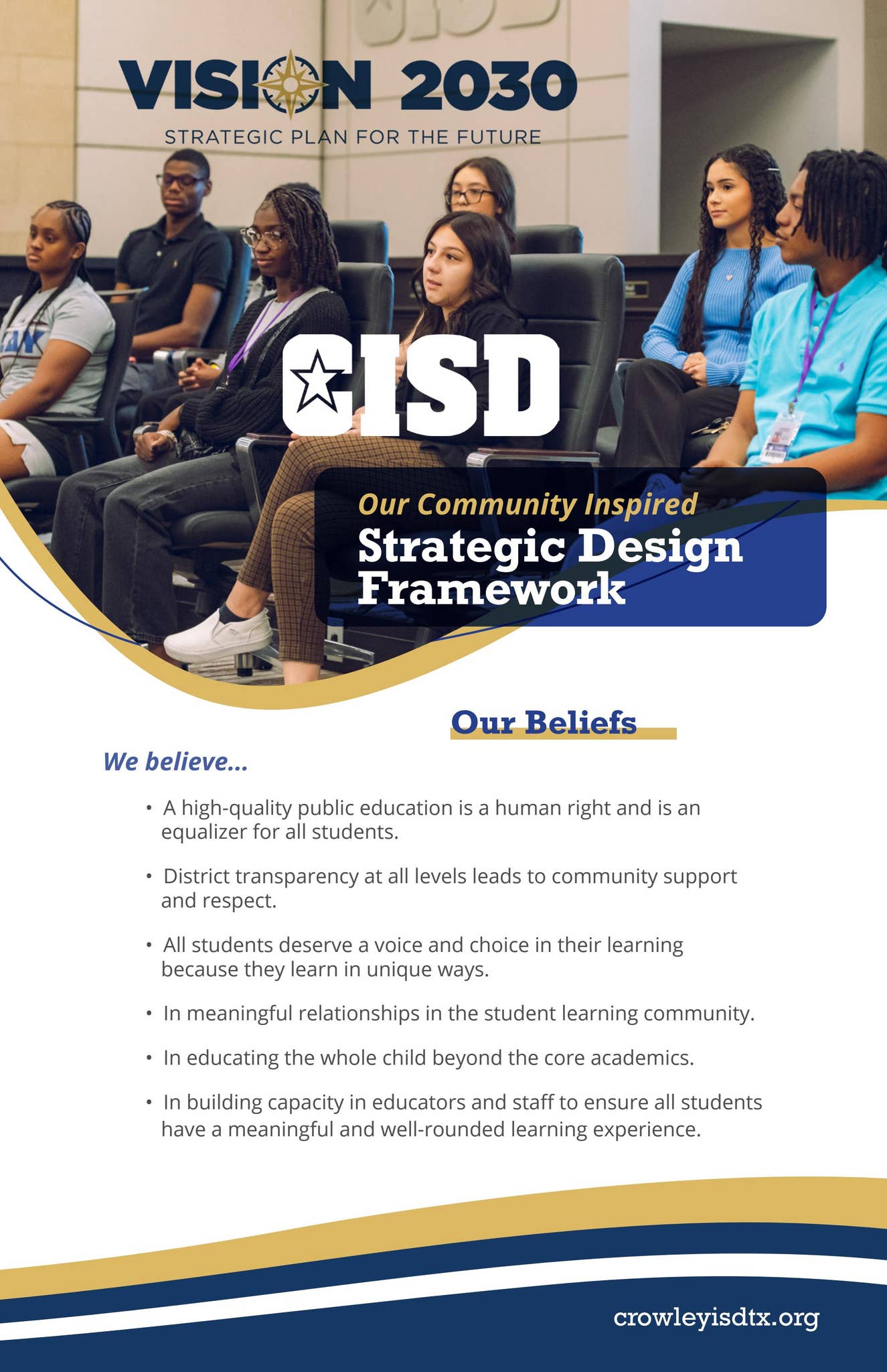 Crowley ISD Vision 2030 Strategic Design Framework by CrowleyISD - Issuu