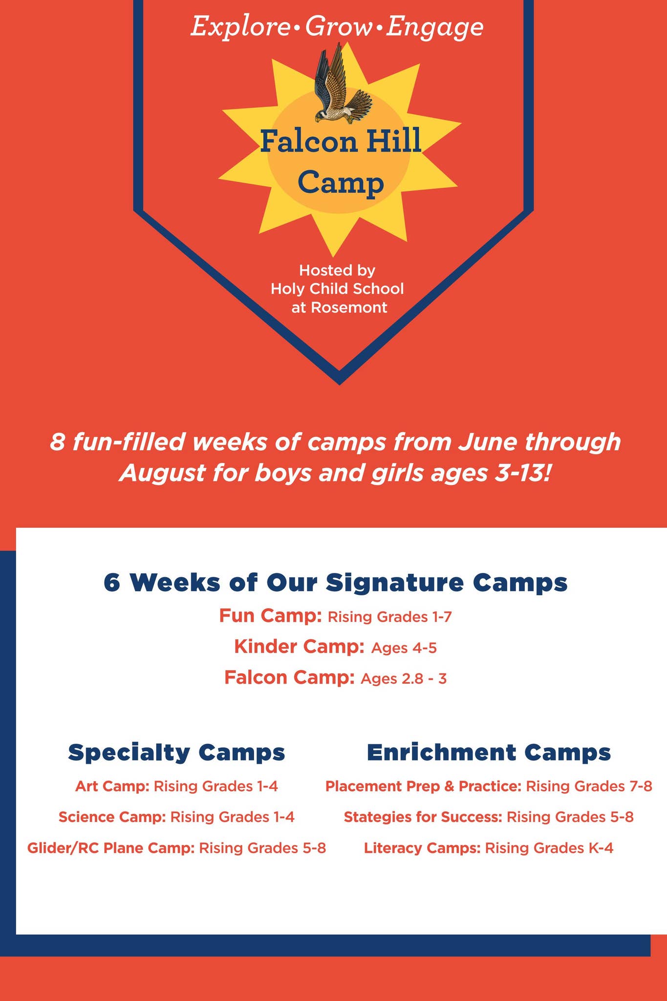 Falcon Hill Camp 2025 by Holy Child School at Rosemont - Issuu