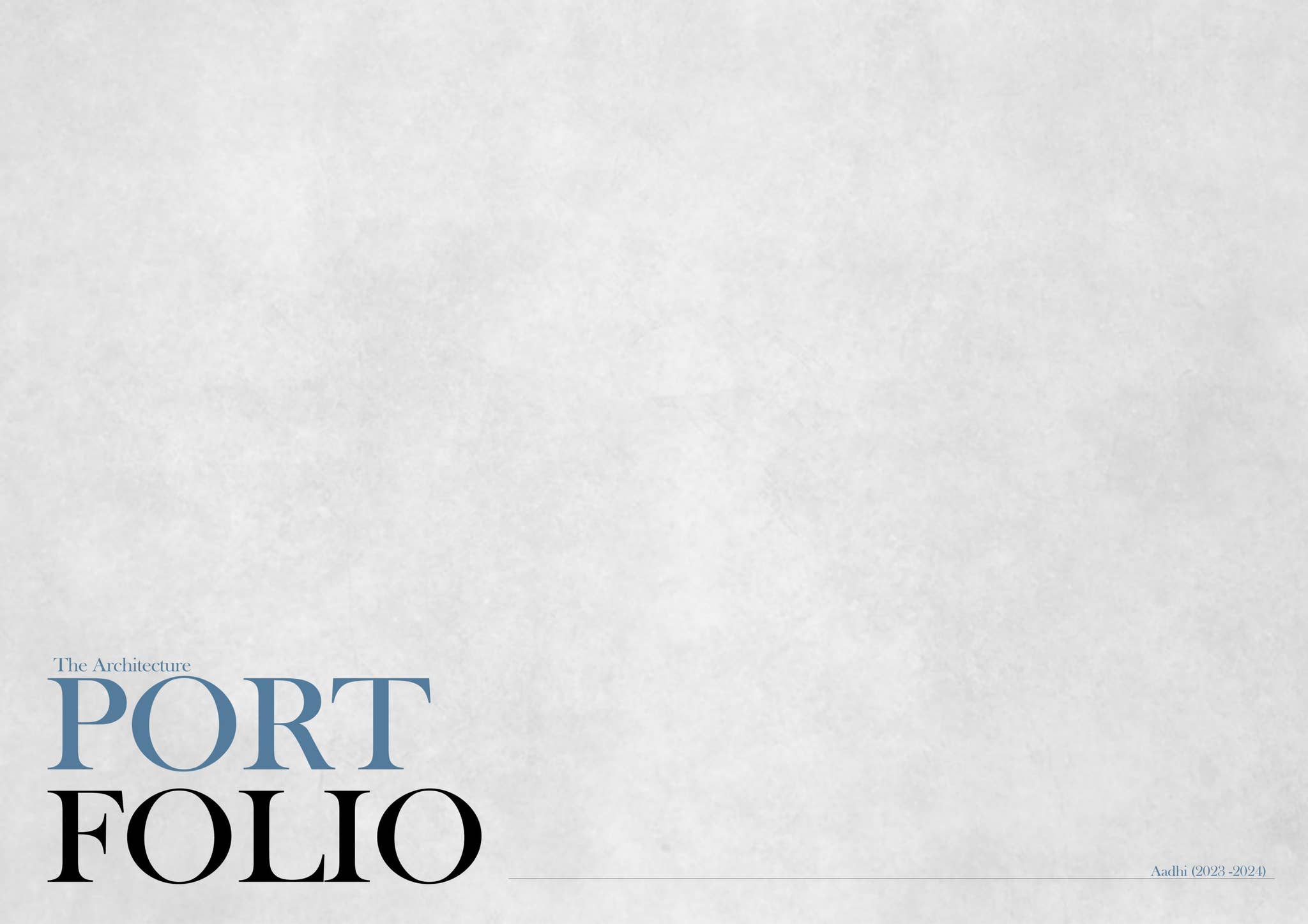 3RD YEAR ARCHITECTURE PORTFOLIO by Aadhi - Issuu