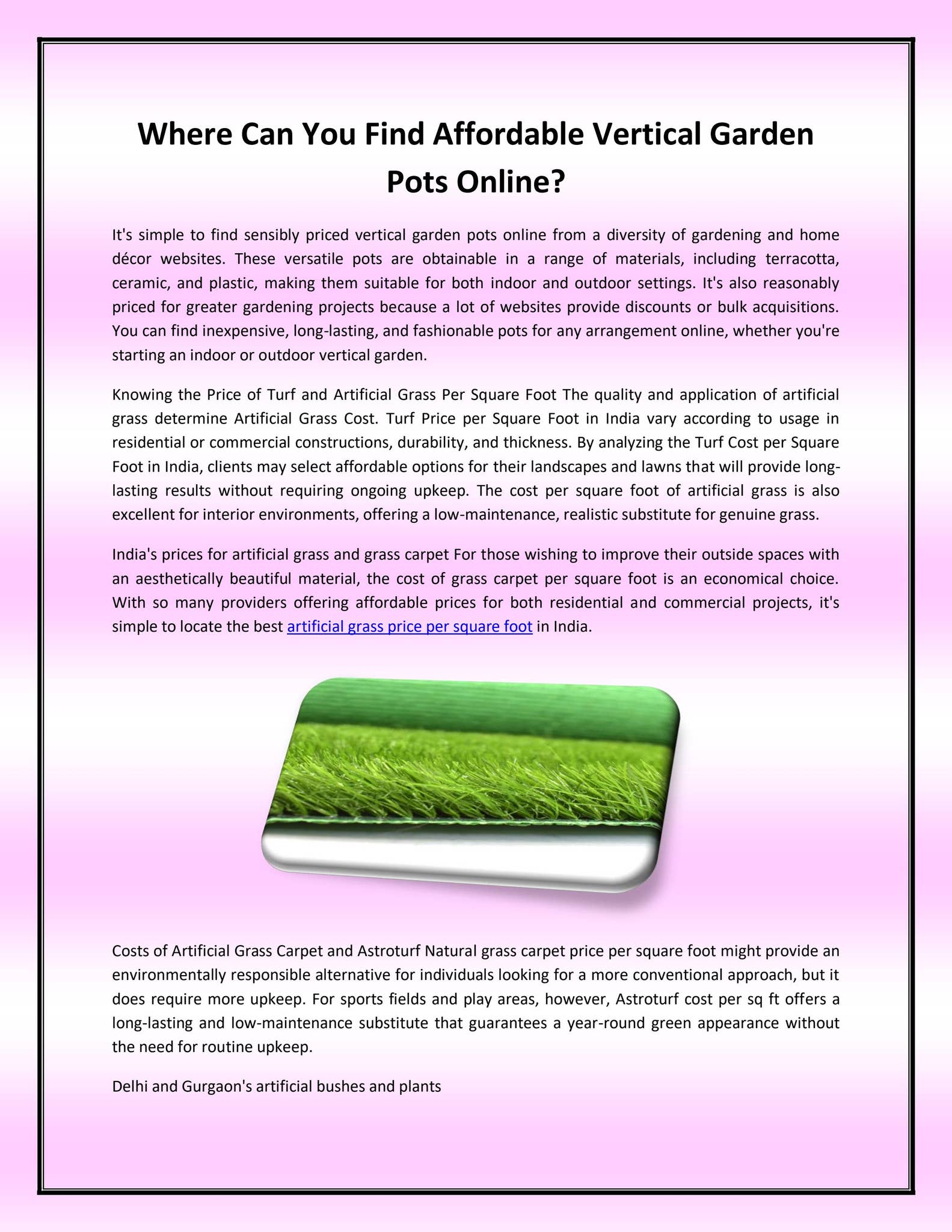 Where Can You Find Affordable Vertical Garden Pots Online by Benjamin Dalton - Issuu