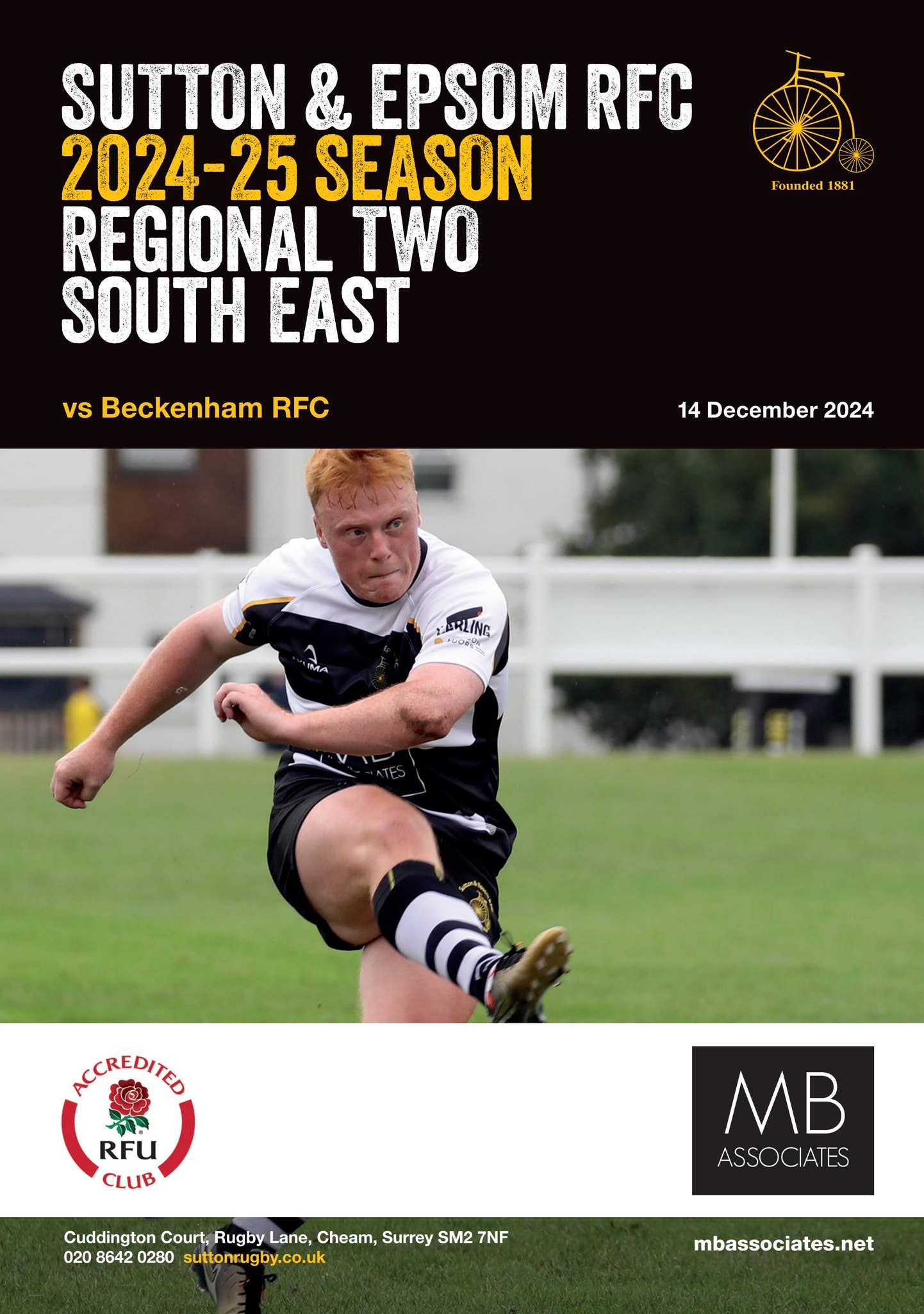 S&ERFC v Beckenham (14.12.24) by S&ERFC - Issuu