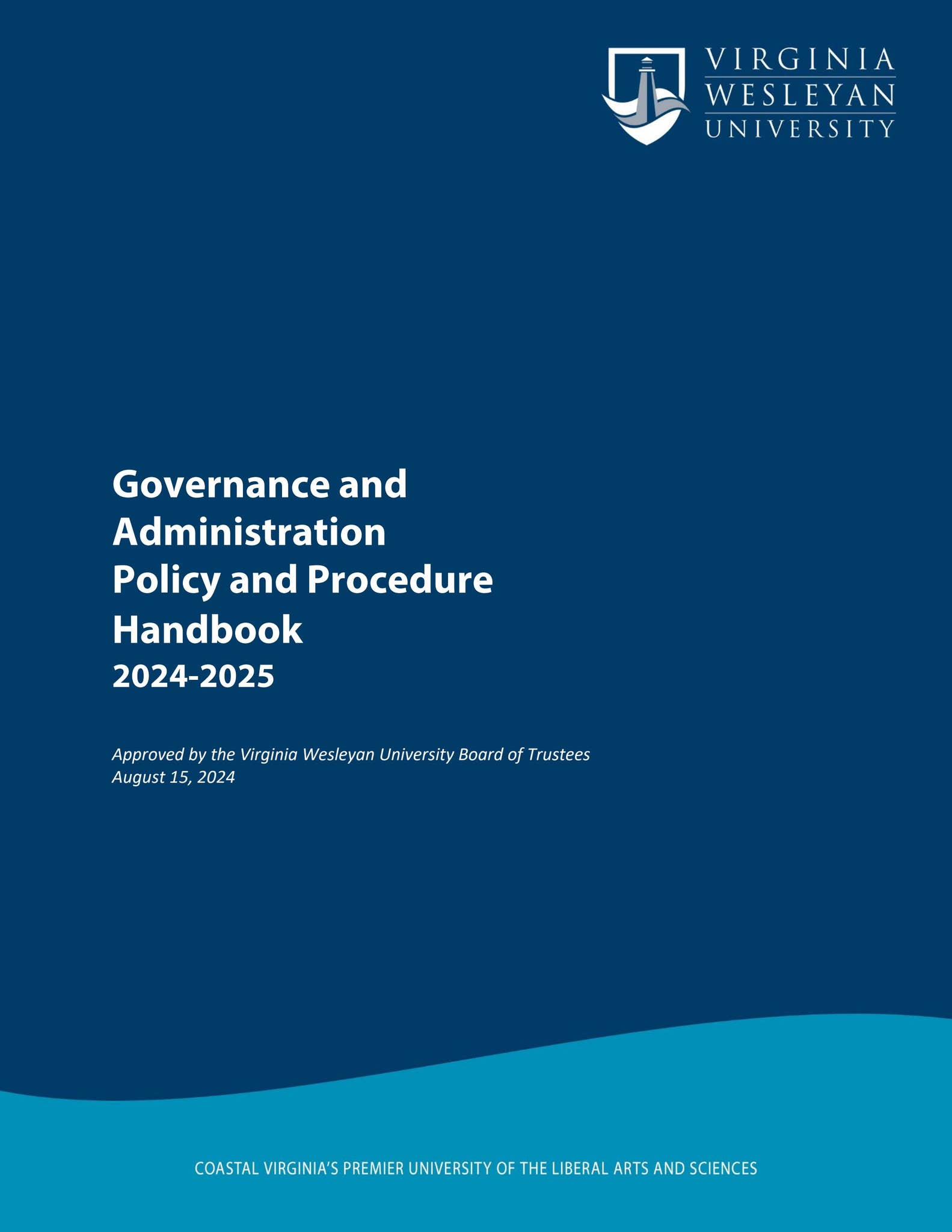 Policy and Procedure Handbook by Virginia Wesleyan University - Issuu