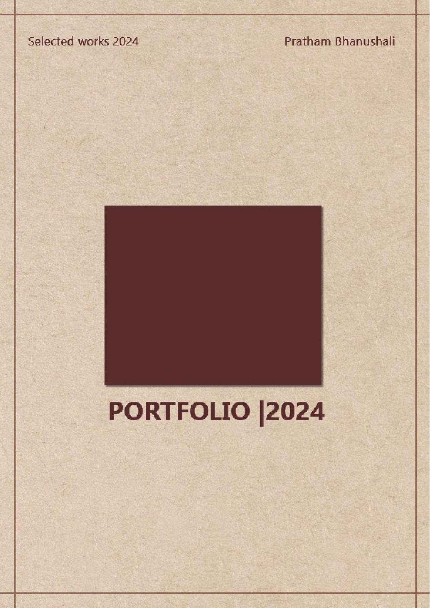 pratham portfolio 2025 (1) by pratham bhanushali - Issuu