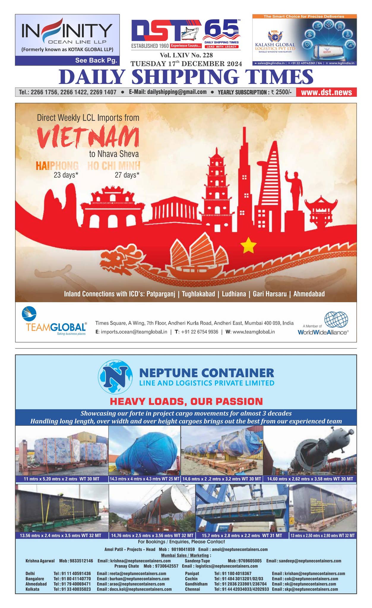 MUM-17-12-2024 by Daily Shipping Times - Issuu