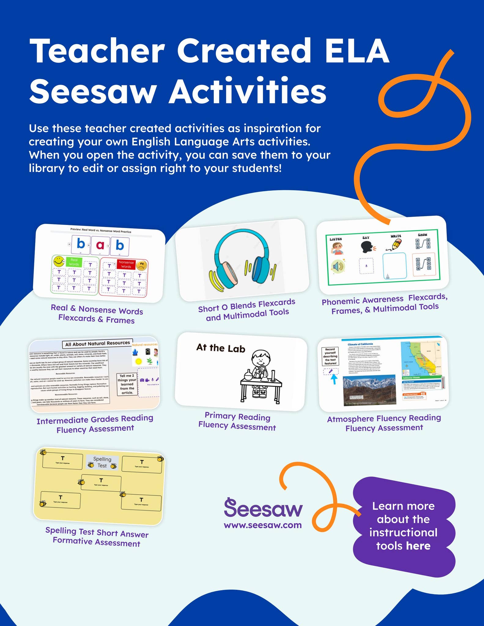 Teacher Created ELA Seesaw Activities by seesawlearning - Issuu