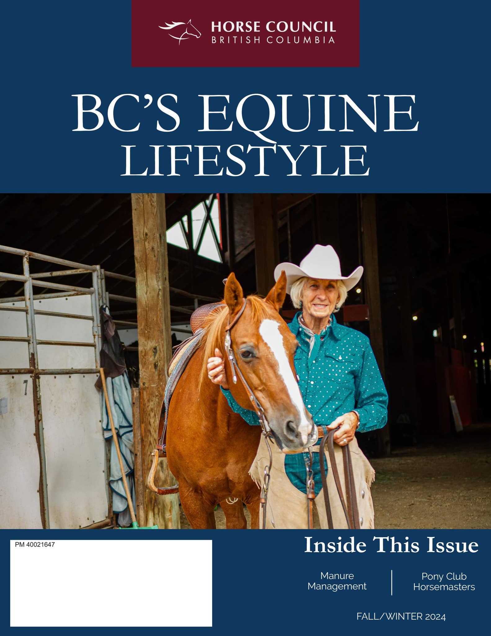BC Equine Lifestyle Magazine Fall/Winter 2024 by Horse Council BC - Issuu