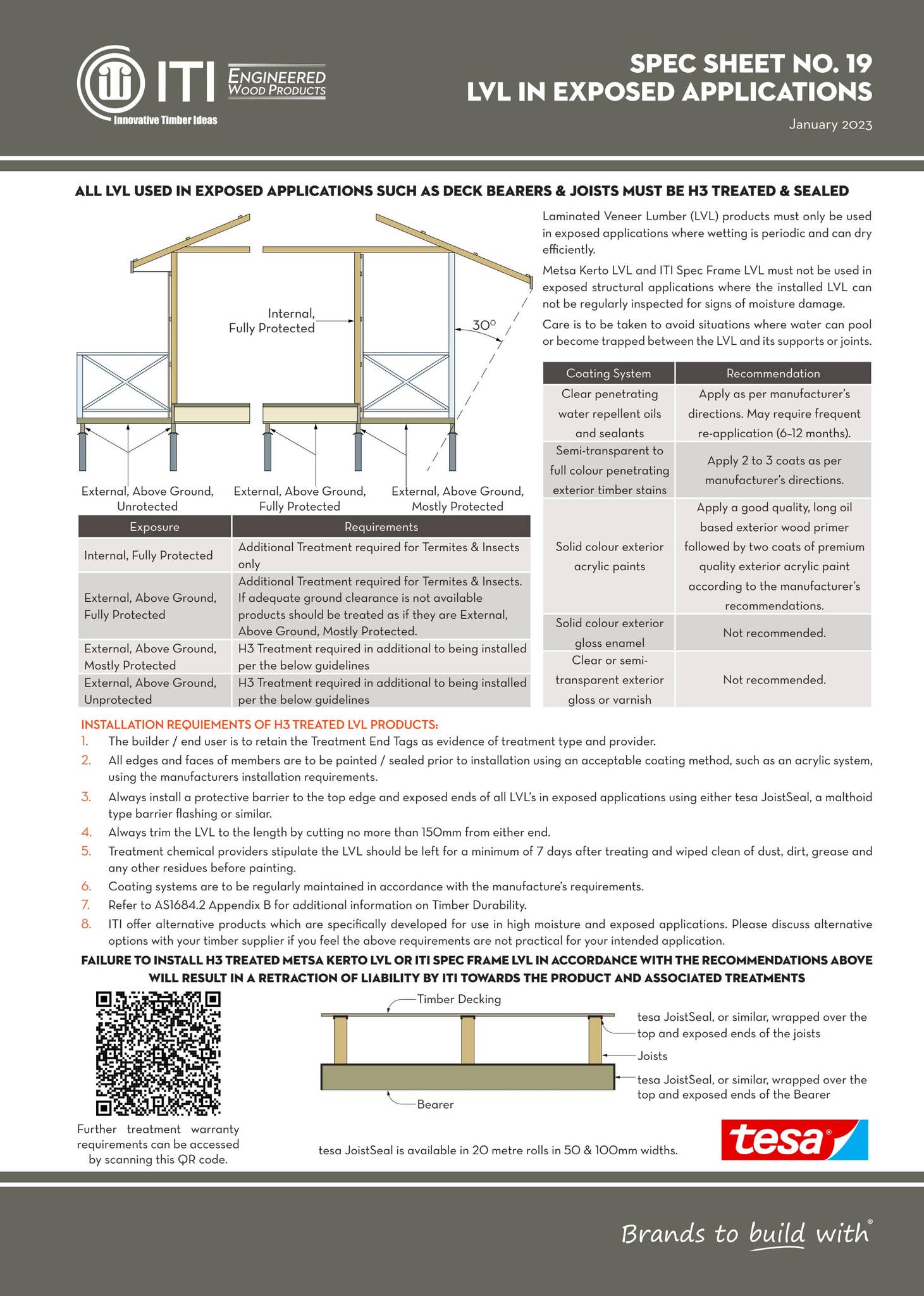 ITI EWP - Spec Sheet 19 - LVL in Exposed Applications by itiaustralia ...
