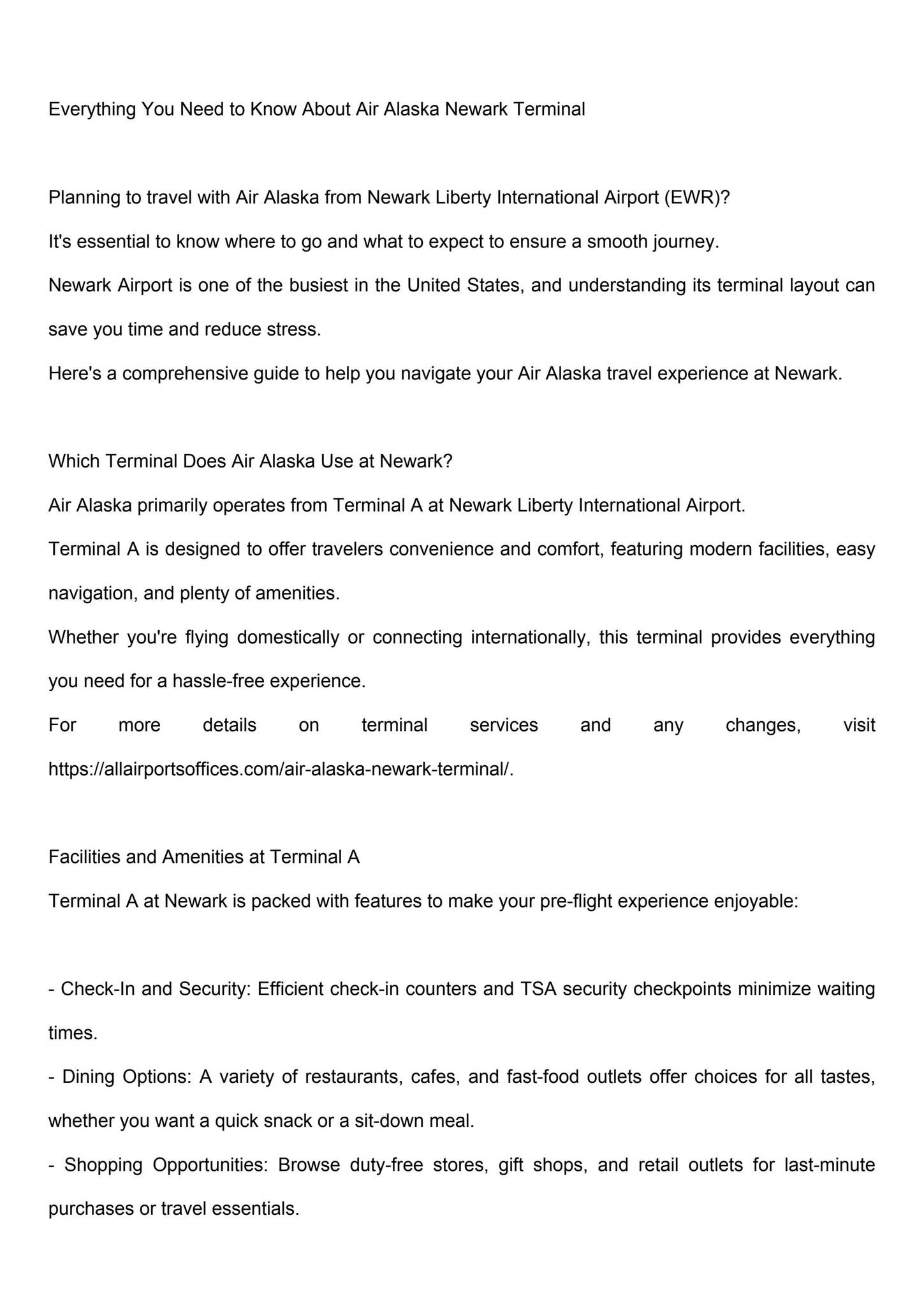 Air_Alaska_Newark_Terminal_Guide_With_Link by William Baker - Issuu
