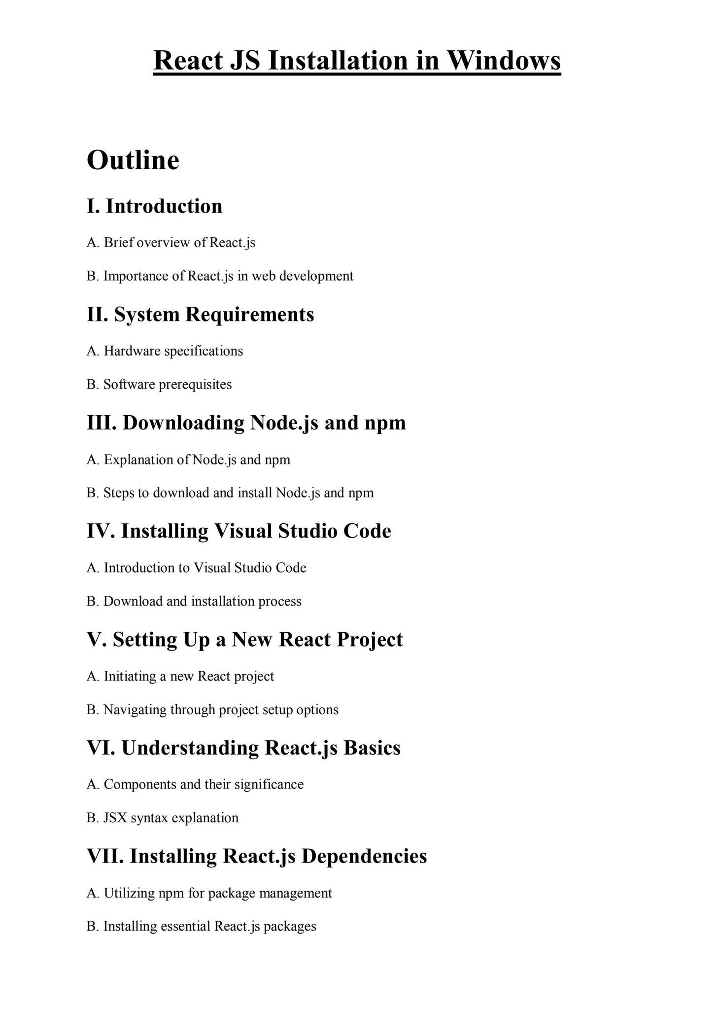 React JS Installation in Windows by React Masters - Issuu
