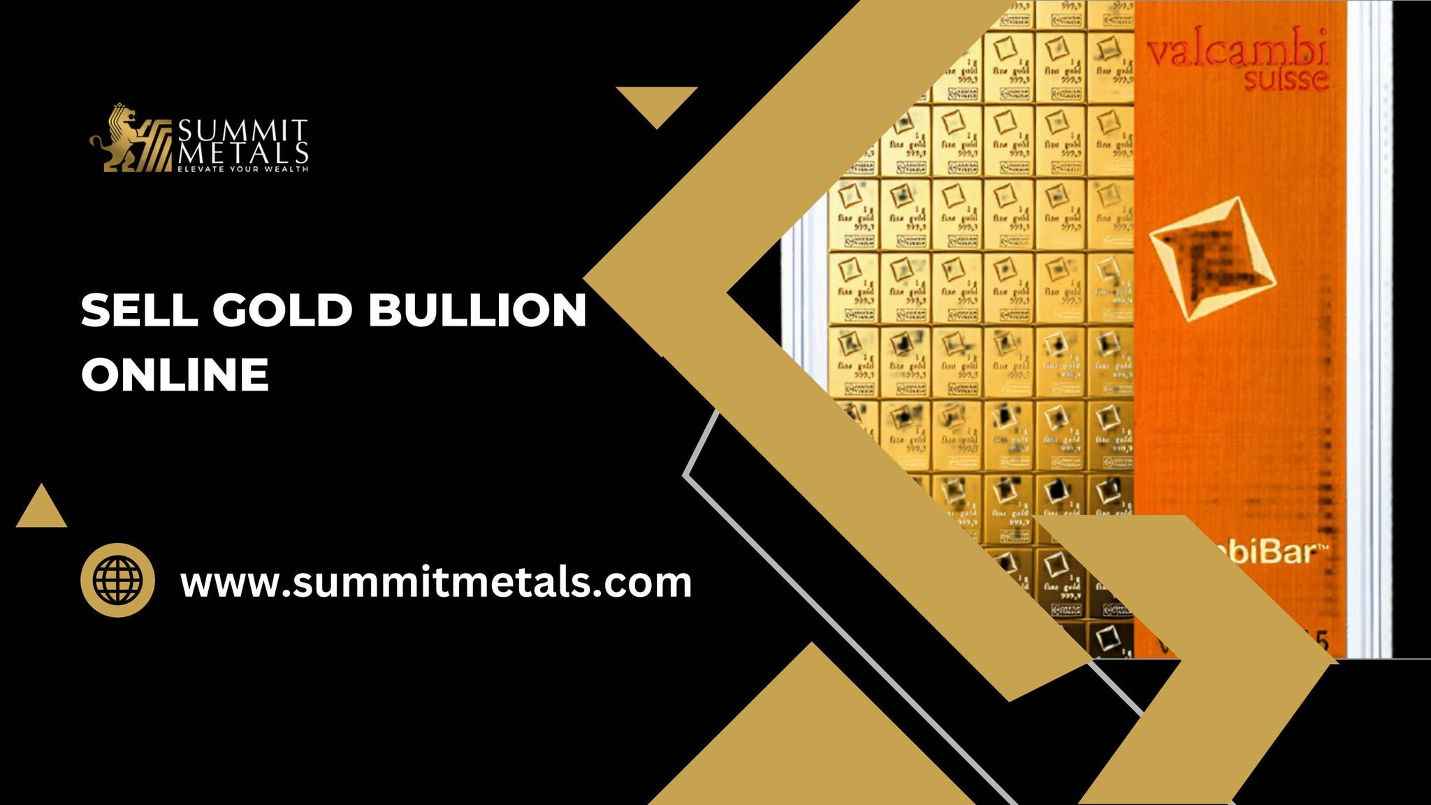 Sell Gold Bullion Online Easily & Securely | Summit Metals by Summit ...
