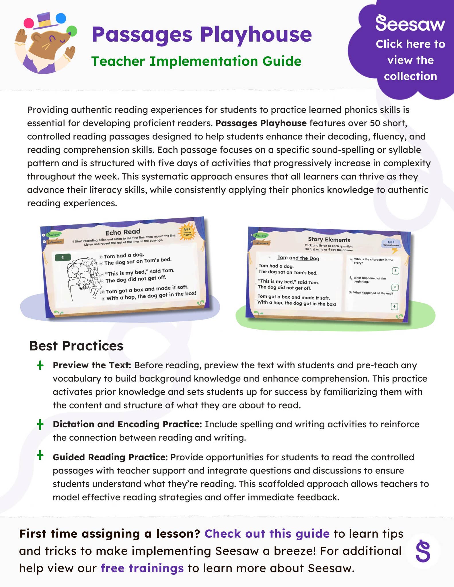 Passages Playhouse Implementation Guide by seesawlearning - Issuu