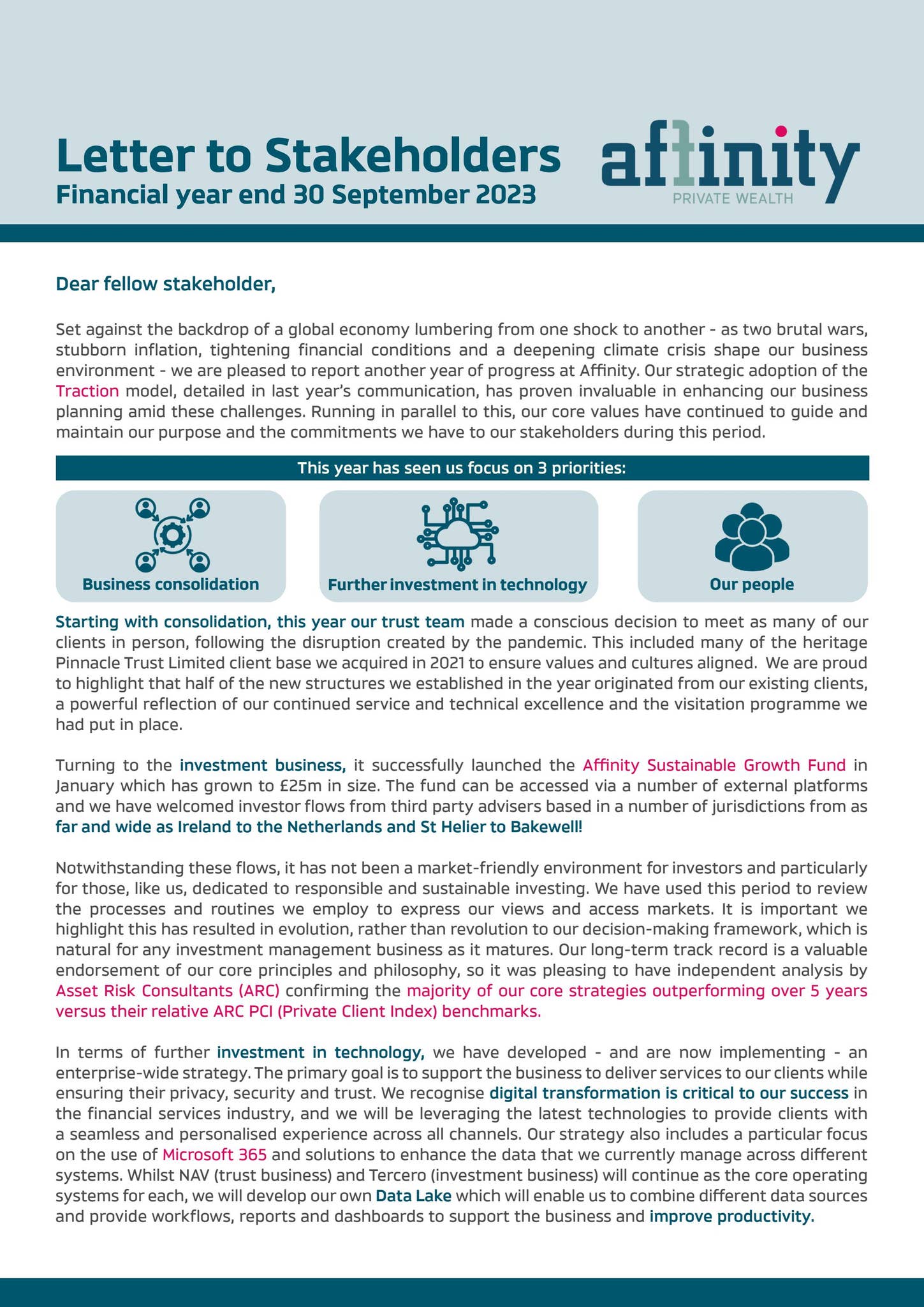 2023 Stakeholder Letter by affinitypw - Issuu
