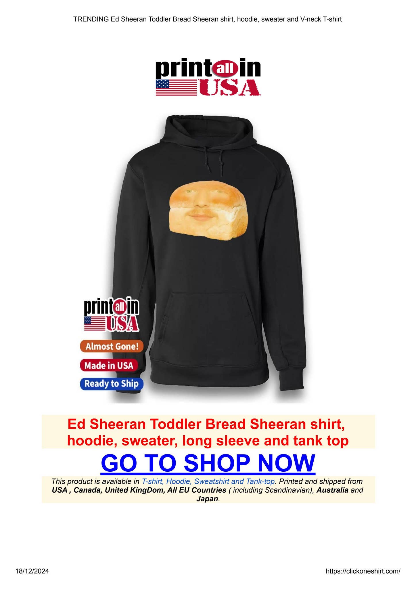 Ed Sheeran Toddler Bread Sheeran shirt by Design AT Shop - Issuu