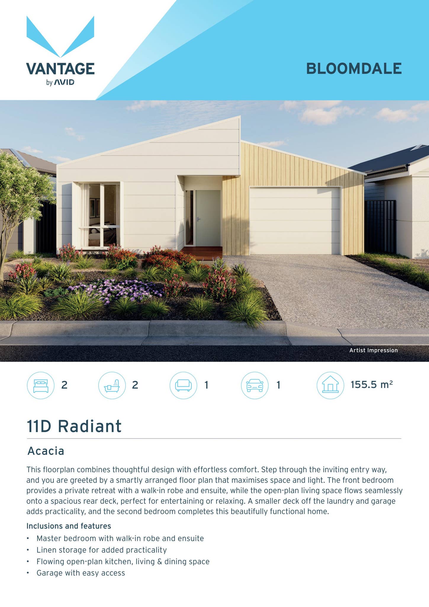 Vantage Bloomdale 11D Radiant Acacia by AVID Property Group - Issuu