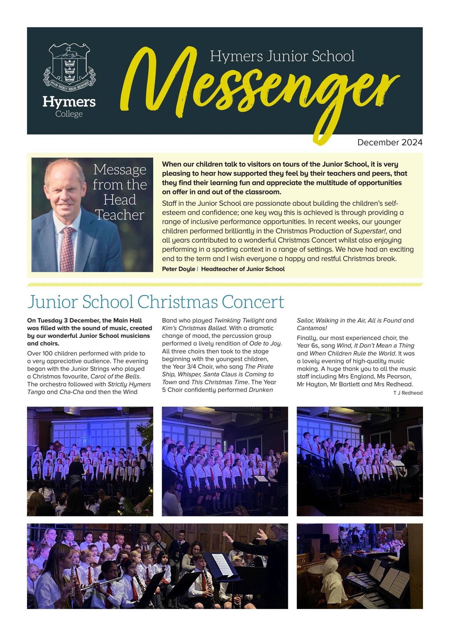 Hymers Junior School Messenger Newsletter_December 2024 by Hymers ...