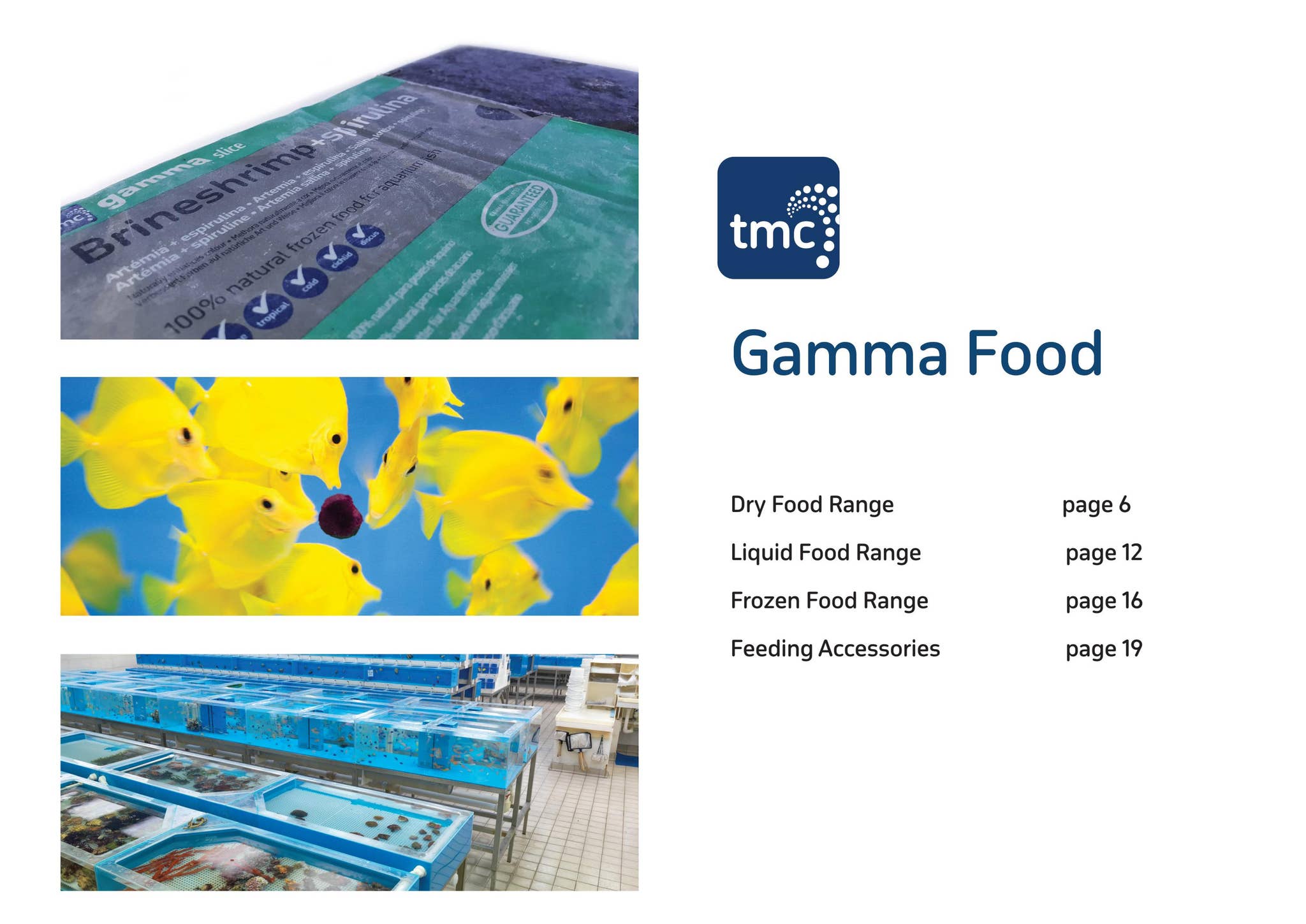 Gamma food by tropicalmarinecentre - Issuu