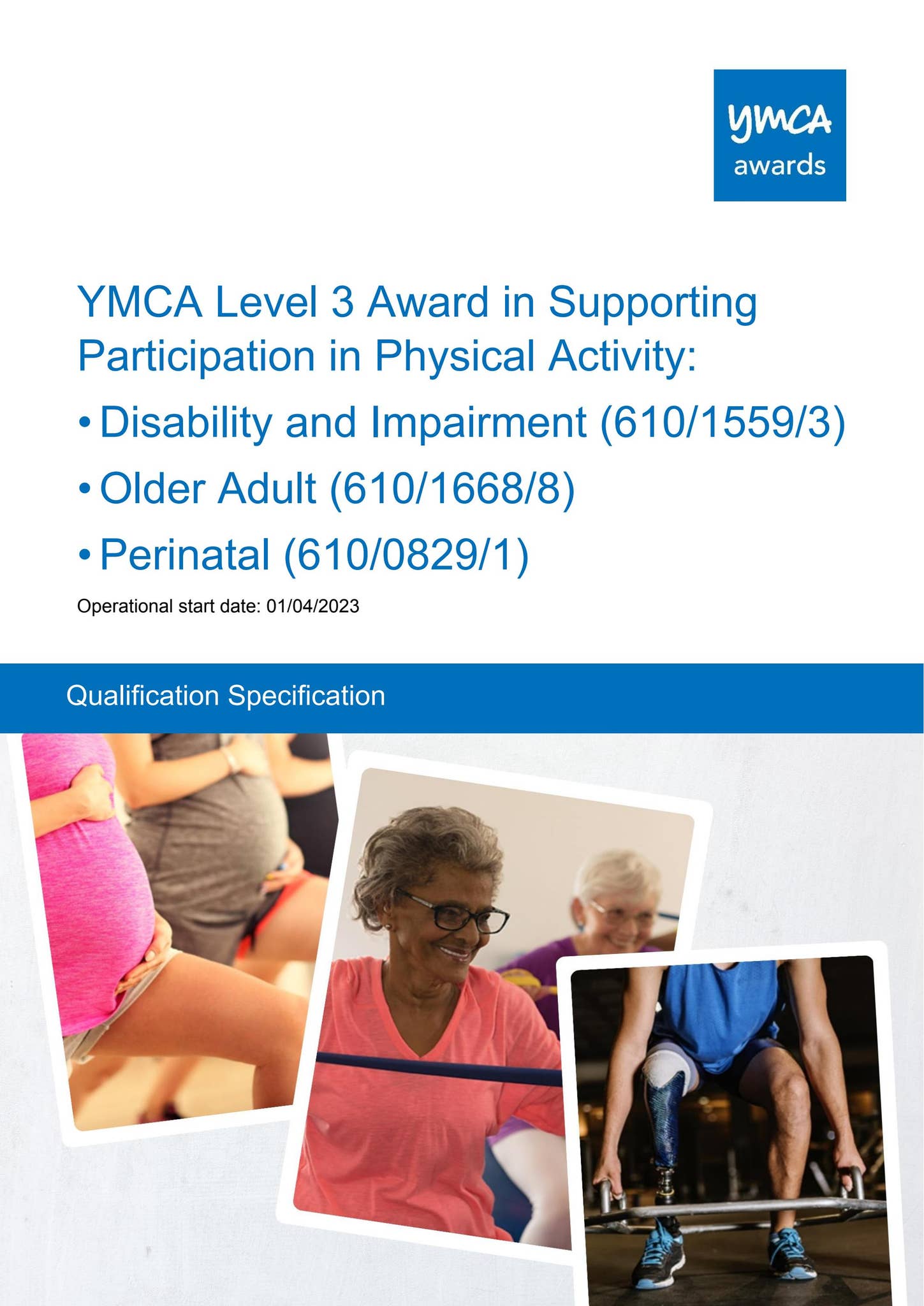 Qualification Specification: YMCA L3 Awards in Supporting Participation ...