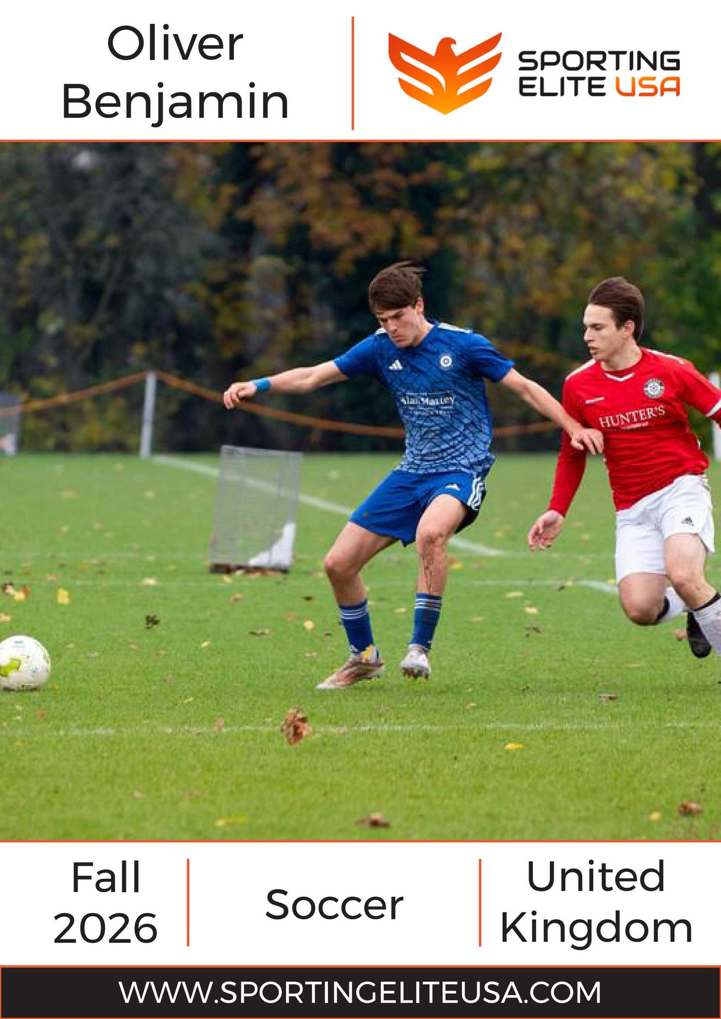 Oli Benjamin Sporting CV by Sporting Elite USA - Issuu