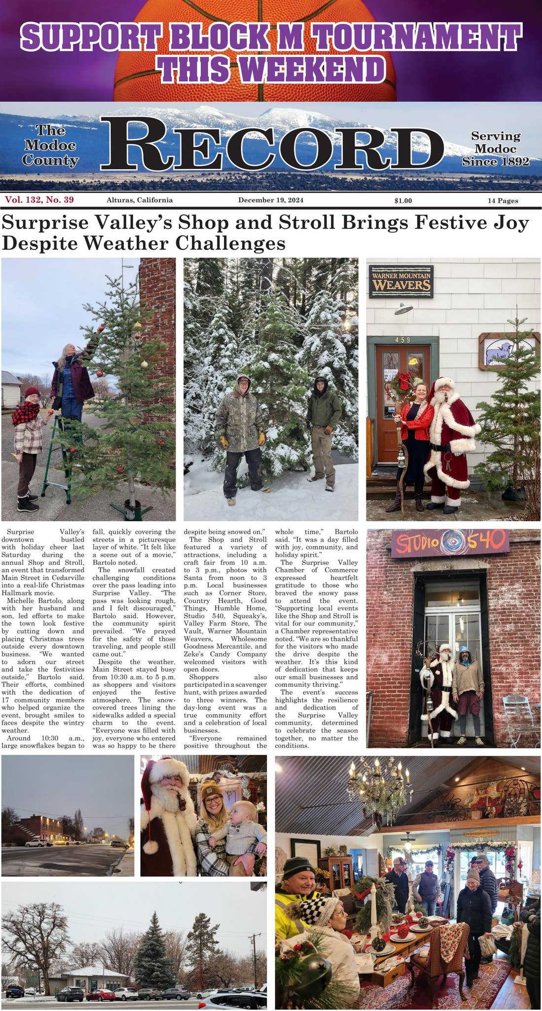 Modoc County Record - Dec 19, 2024 by Mirror Media Group - Issuu