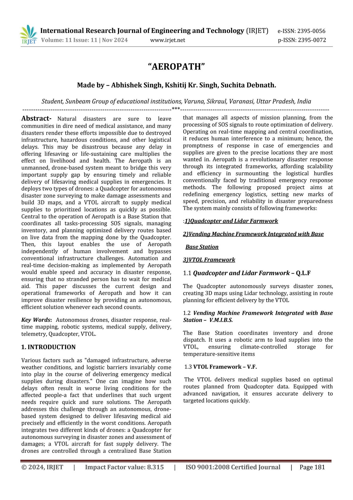 AEROPATH by IRJET Journal - Issuu