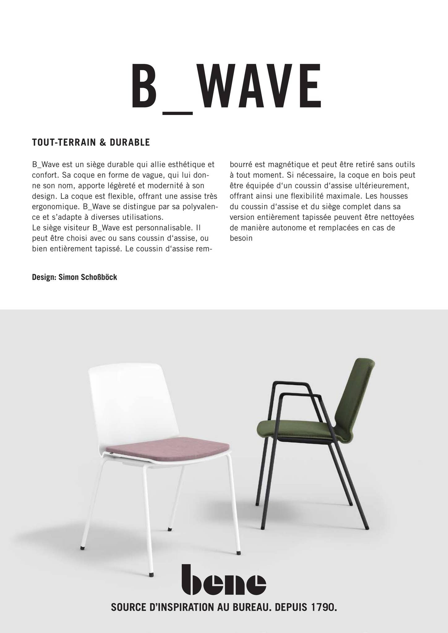fiche-technique-bene-b-wave by Bene Office - Issuu