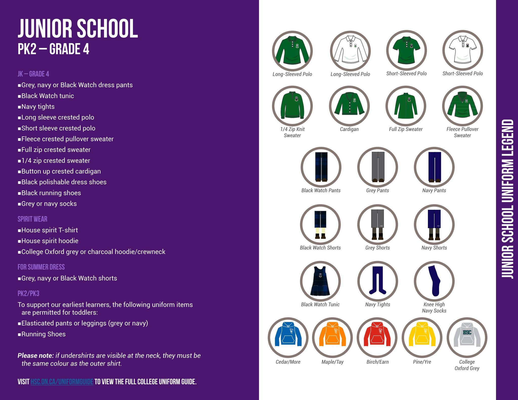 Junior School Uniform Guide by Hillfield Strathallan College - Issuu