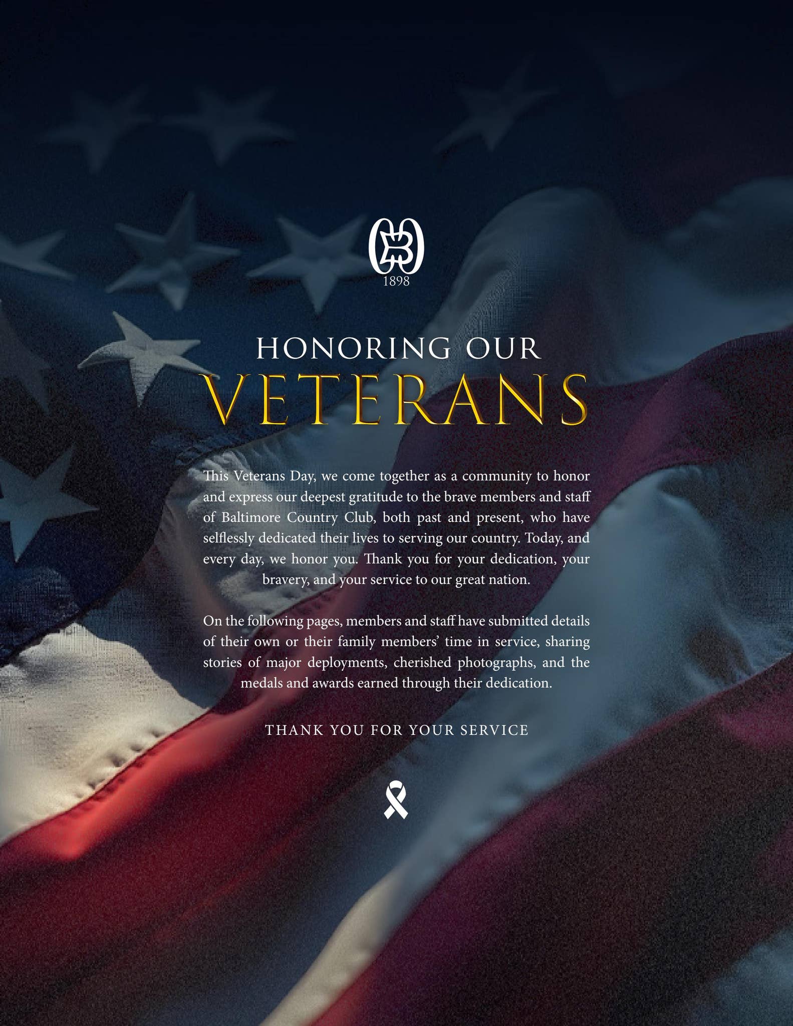 Veterans Day Highlight by Baltimore Country Club - Issuu