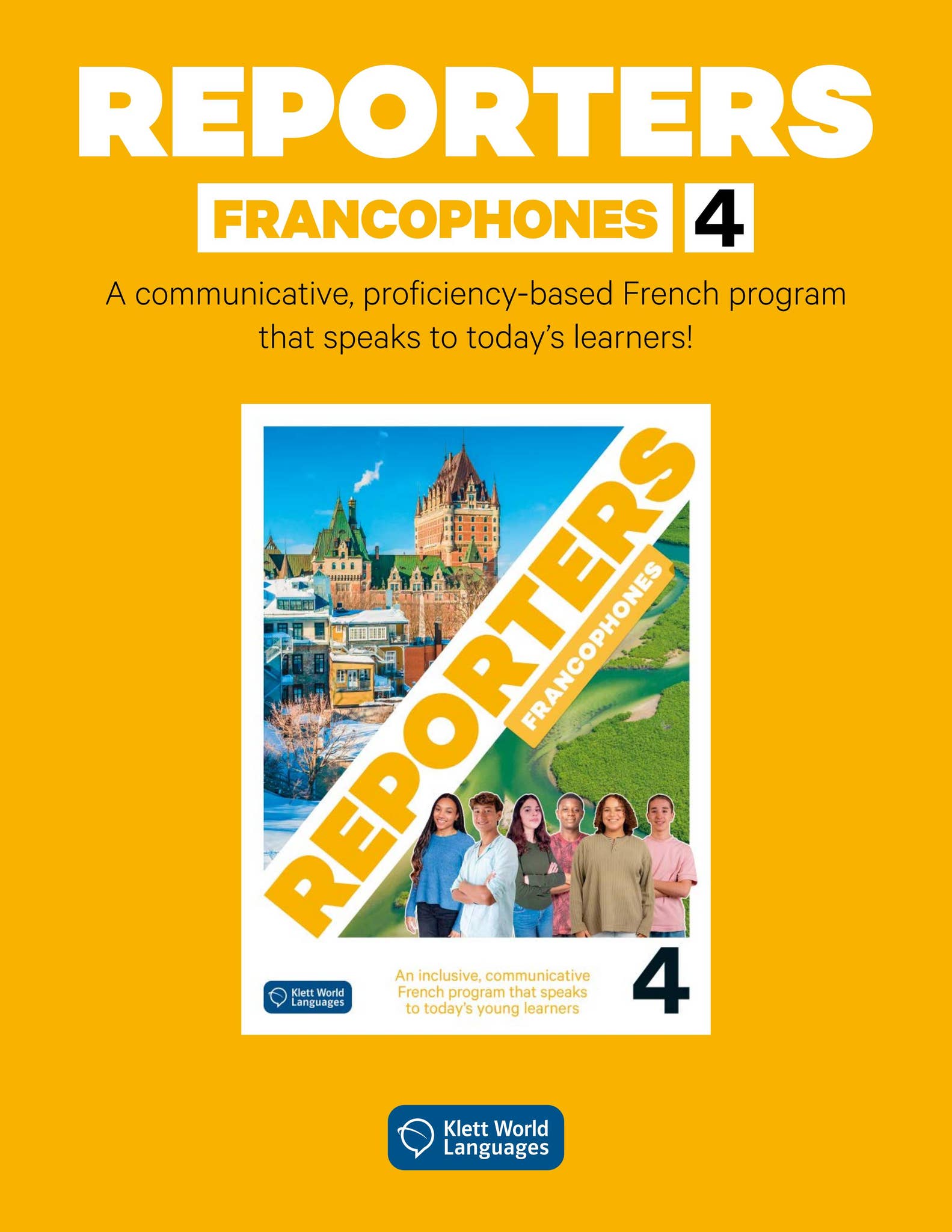 Reporters Francophones 4 - Scope and Sequence by Klett World Languages ...