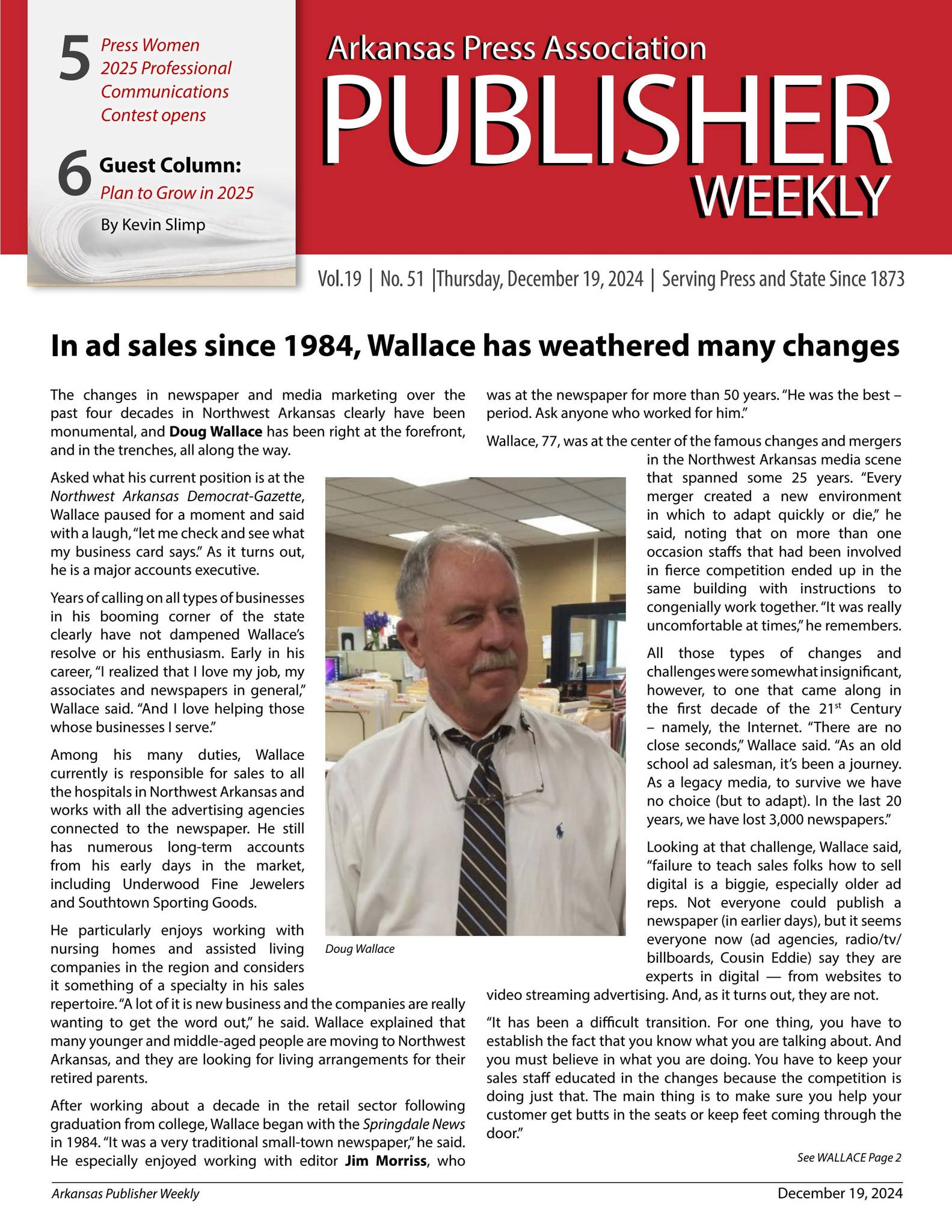 Arkansas Publisher Weekly: December 19, 2024 by Arkansas Press ...