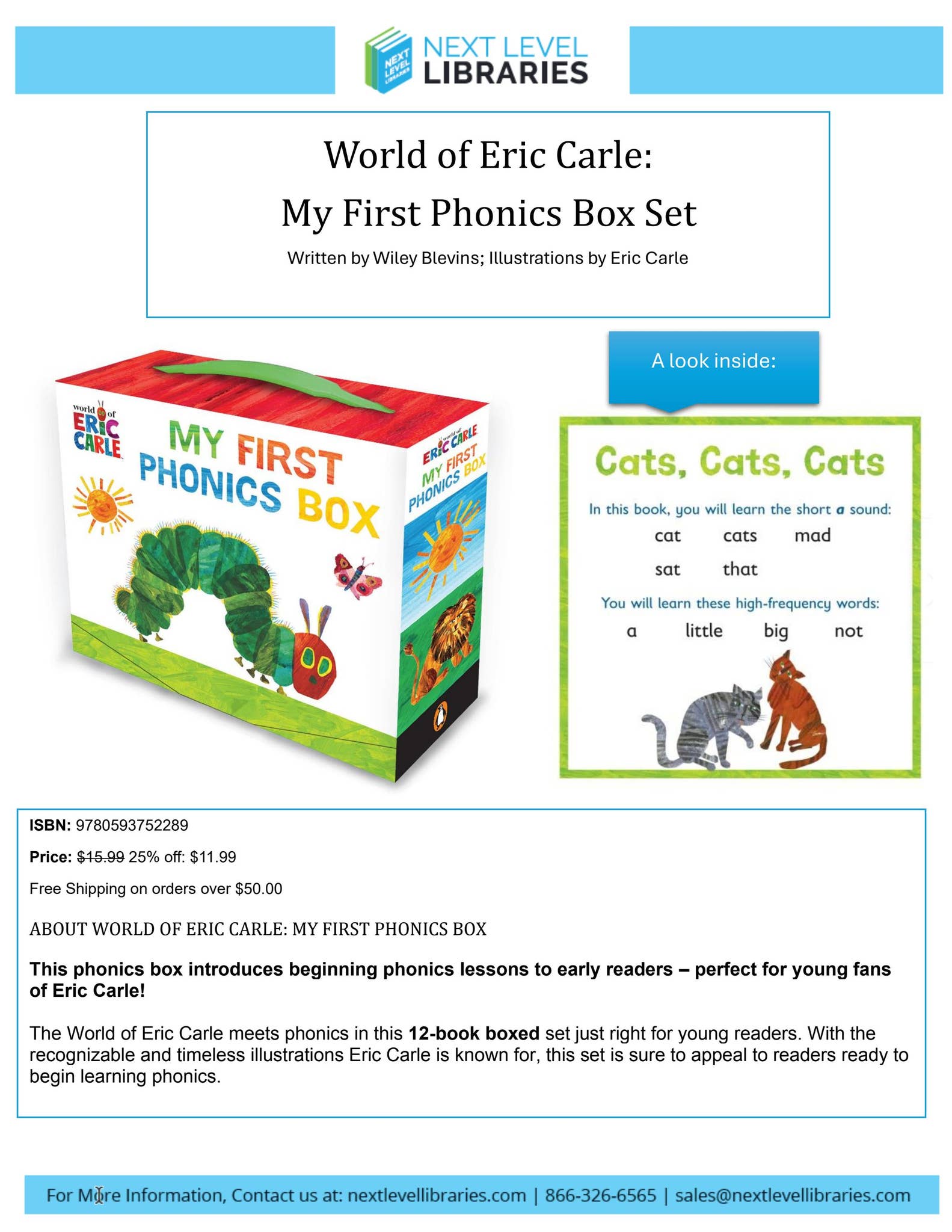 NLL Eric Carle Phonics Book Flyer by NextLevelLibraries.com - Issuu